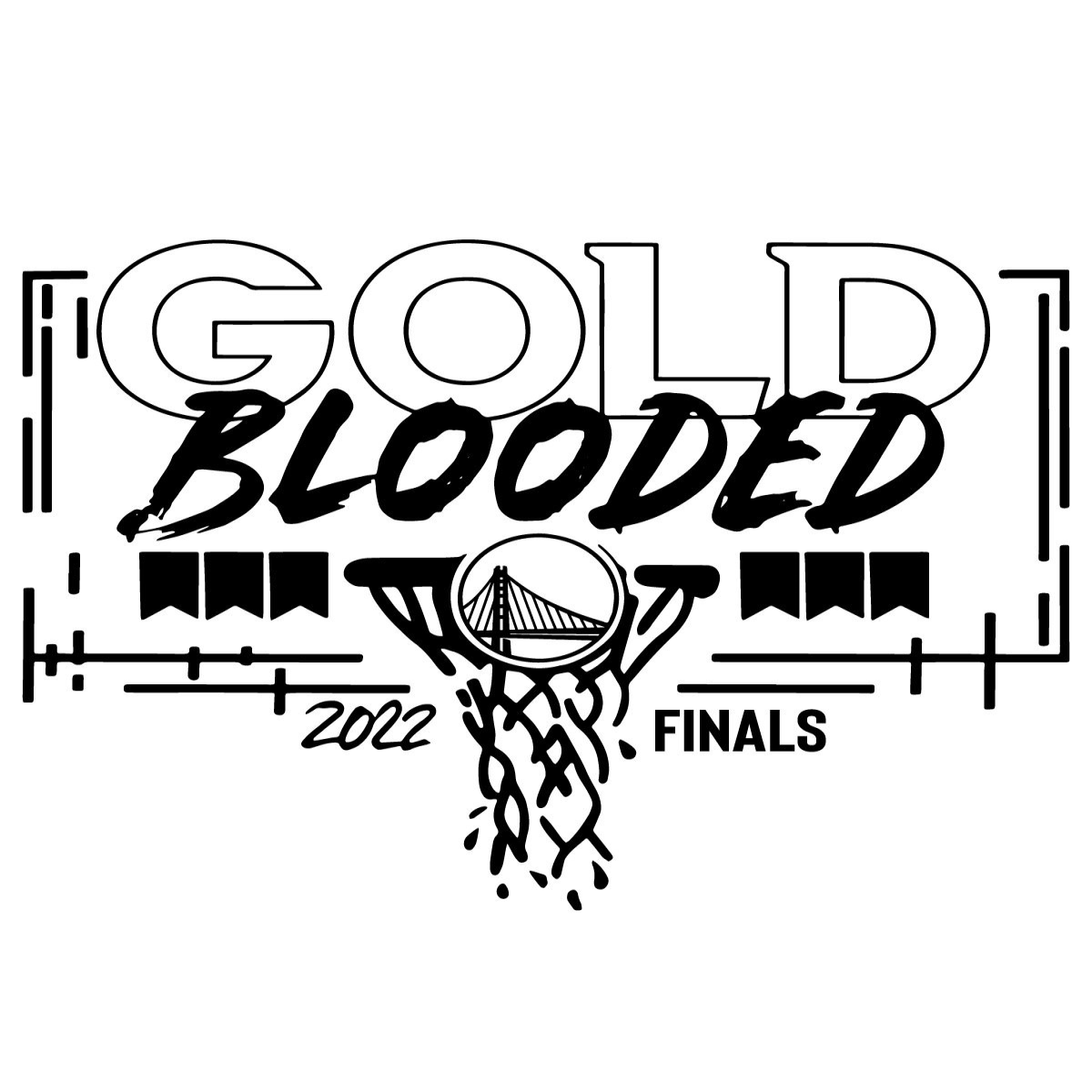 Gold Blooded 2022 Finals Svg, NBA Basketball Svg, Sport Svg - Inspire Uplift