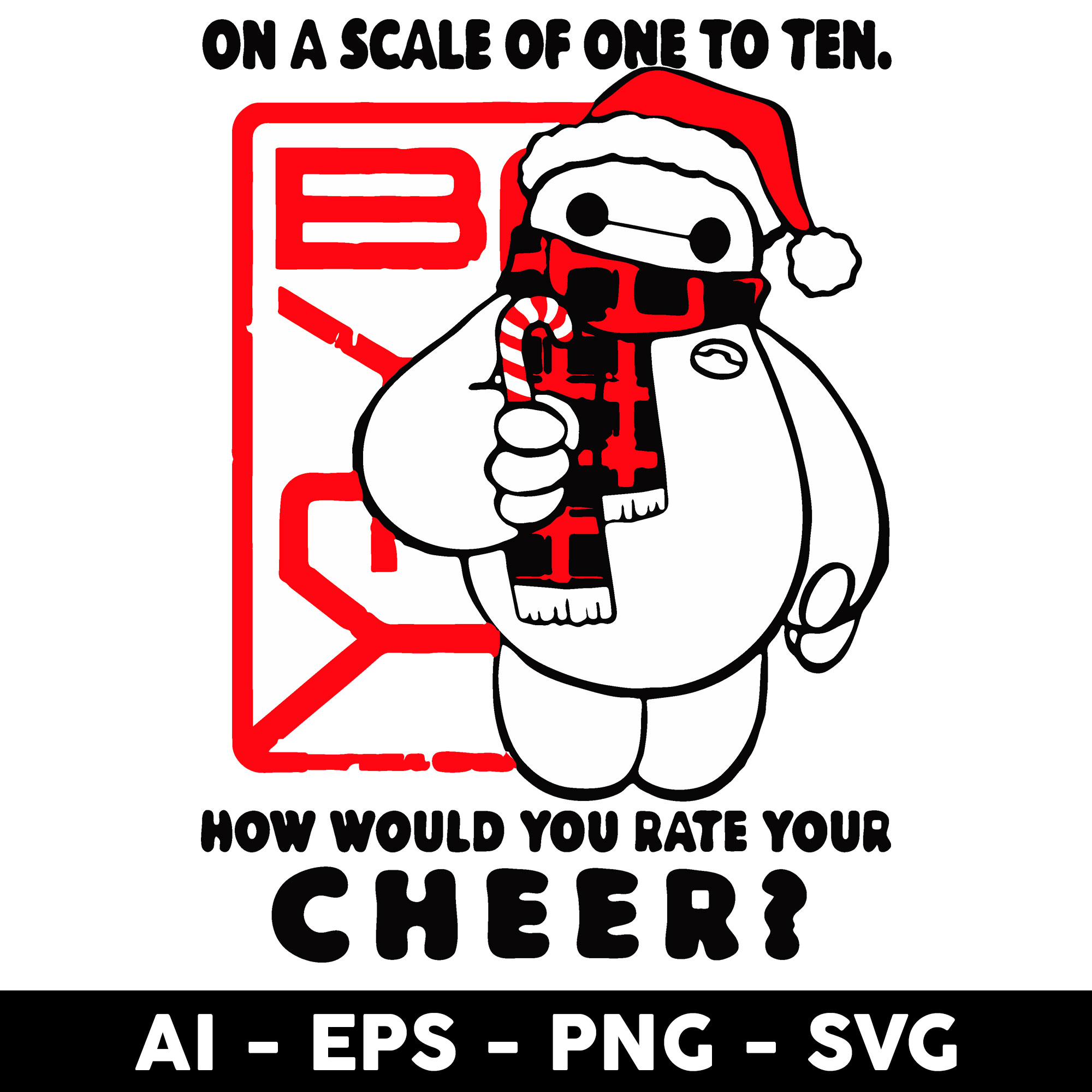 Big Hero Baymax How Would You Rate Your Cheer Svg, Baymax Ch | Inspire ...