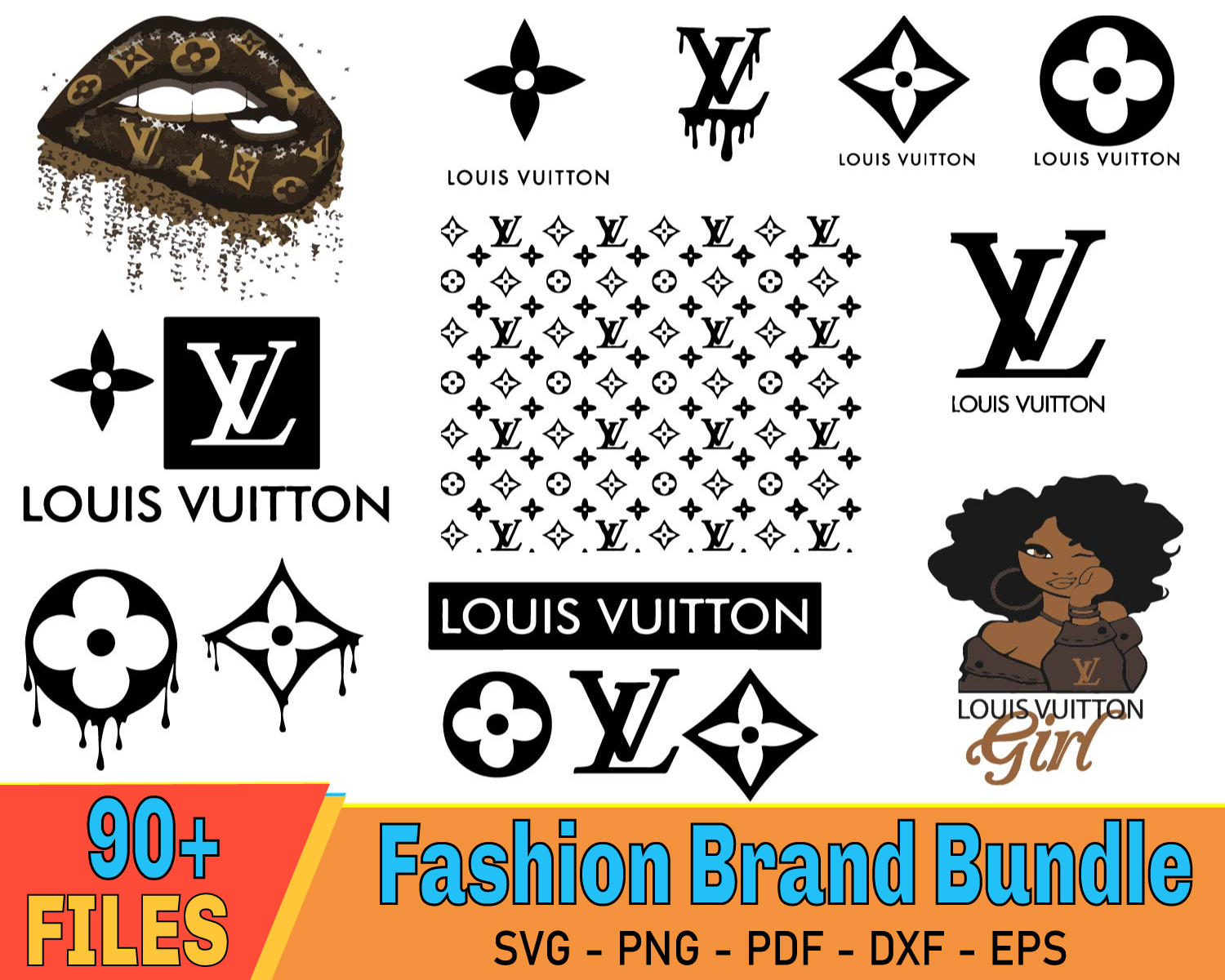Brand Logo Svg Bundle, Luxury Brand Logo Svg, Fashion Brand | Inspire ...