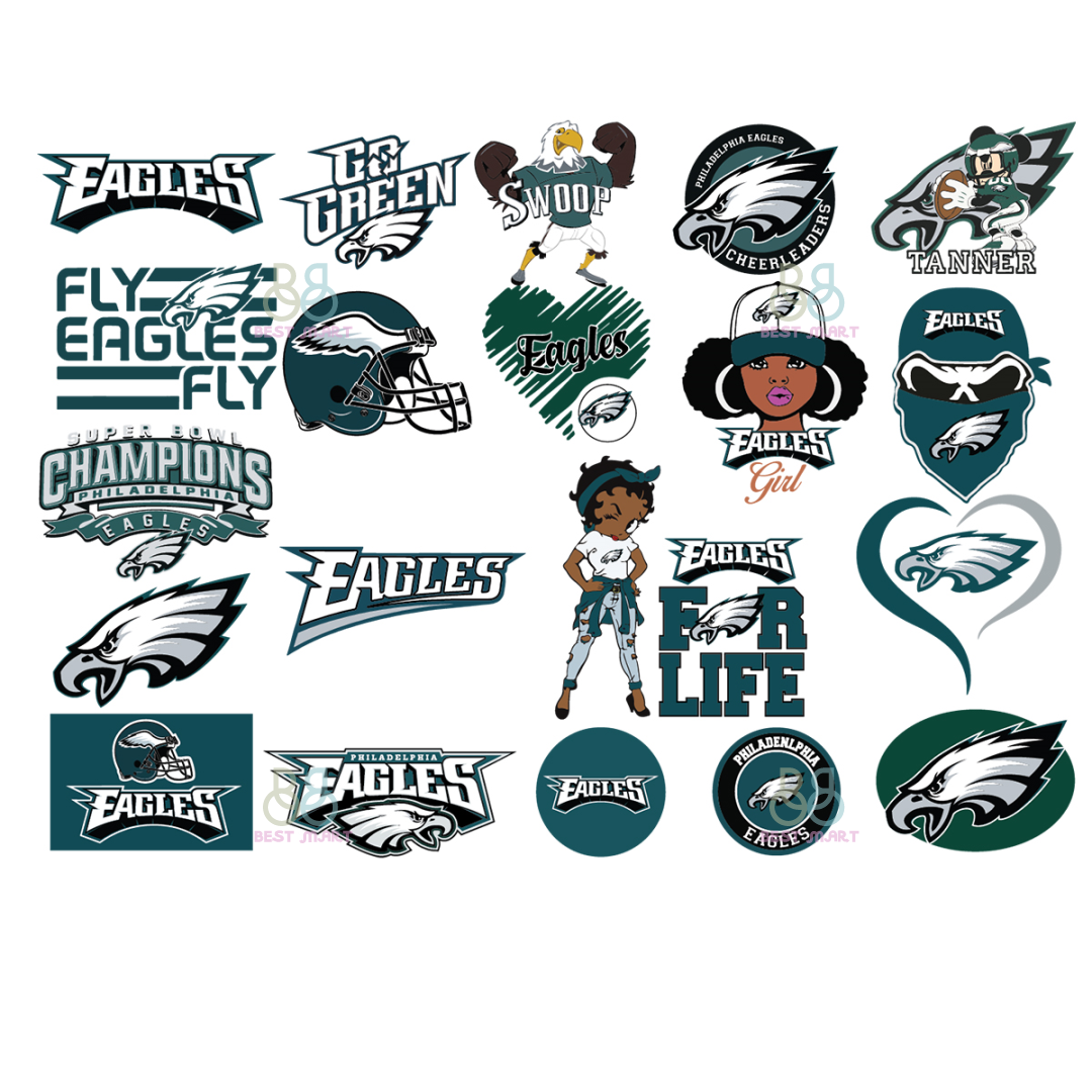 Philadelphia Eagles Bundle Svg, Sport Svg, Philadelphia Eagl | Inspire ...