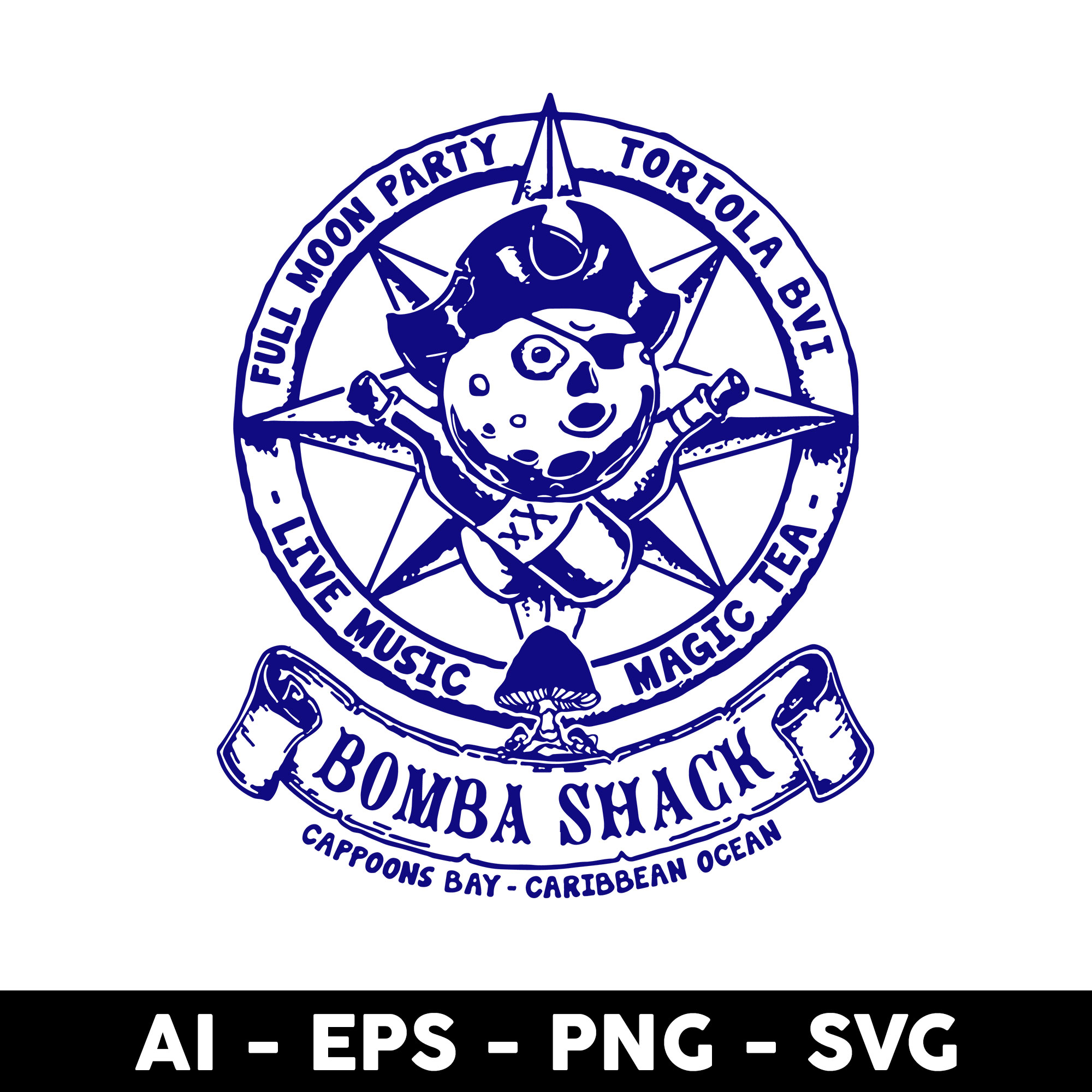 Bomba Shack Vintage Reggae Bar Pub Jamaica Caribbe Svg, Bomb | Inspire ...