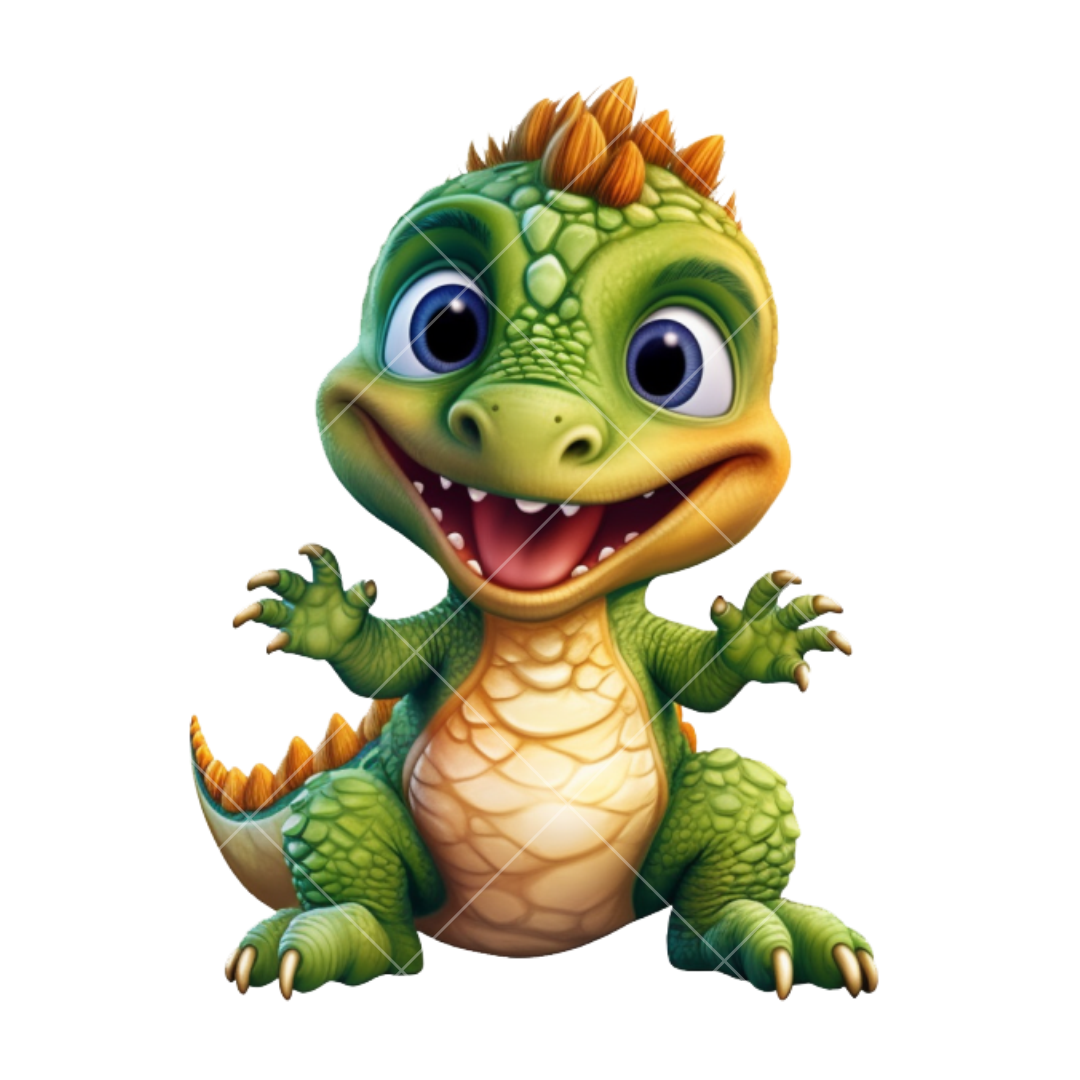 Baby cute t-rex png sublimation design download, baby t-rex | Inspire ...