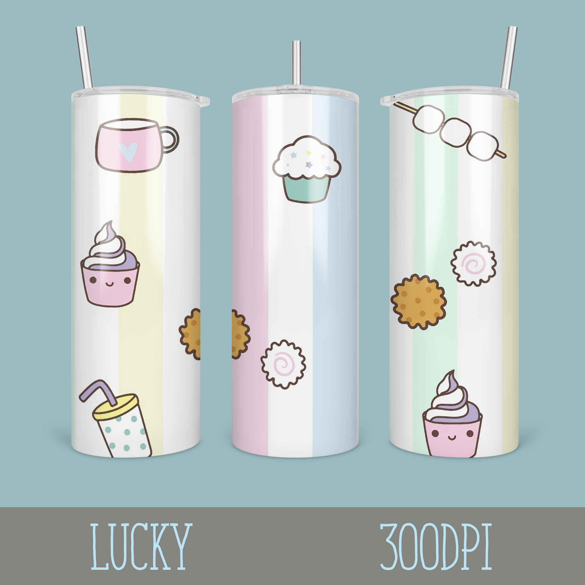 Cute Tumbler PNG 20oz, Tumbler Sublimation PNG 20oz, Cute De | Inspire ...