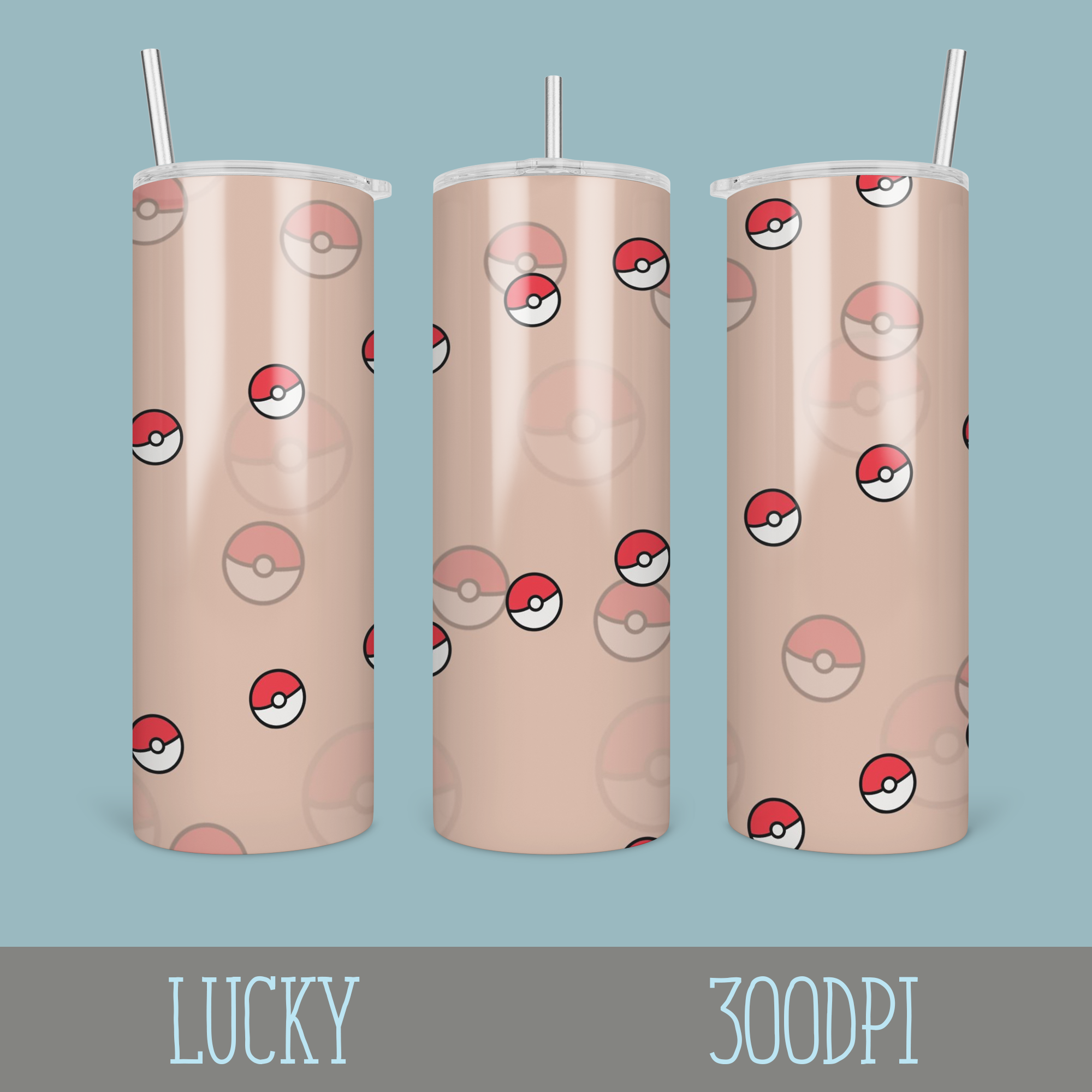 Cute Pokemon Tumbler PNG 20oz, Tumbler Pokemon Sublimation P | Inspire ...
