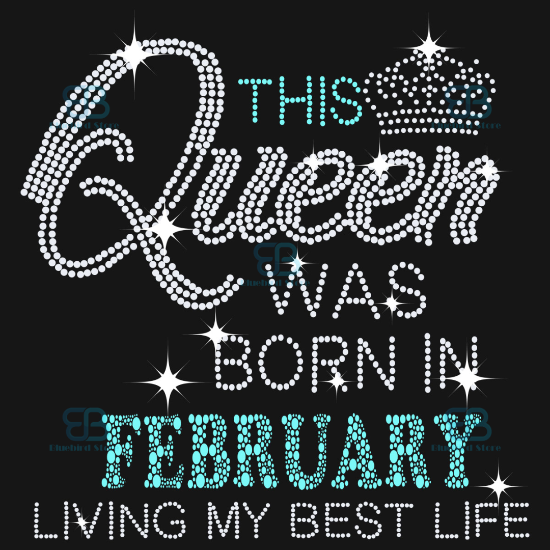 This Queen Was Born In February Svg, Birthday Svg, Birthday | Inspire ...