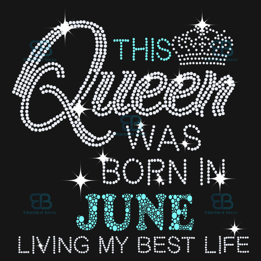 This Queen Was Born In June Svg, Birthday Svg, Birthday Quee | Inspire ...