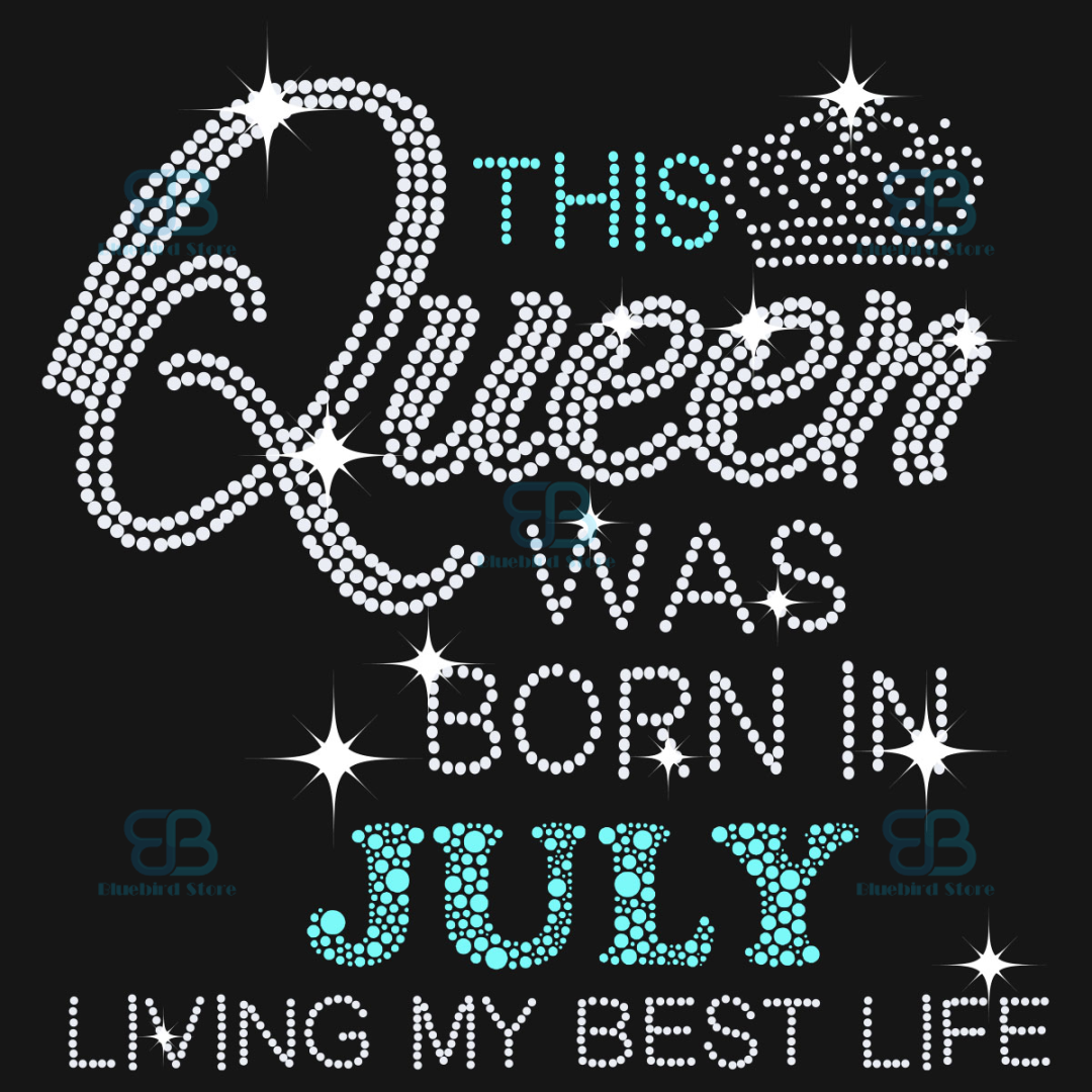 This Queen Was Born In July Svg, Birthday Svg, Birthday Quee | Inspire ...
