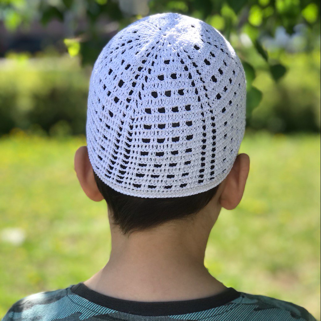 Short crochet summer kufi hat unisex - Inspire Uplift
