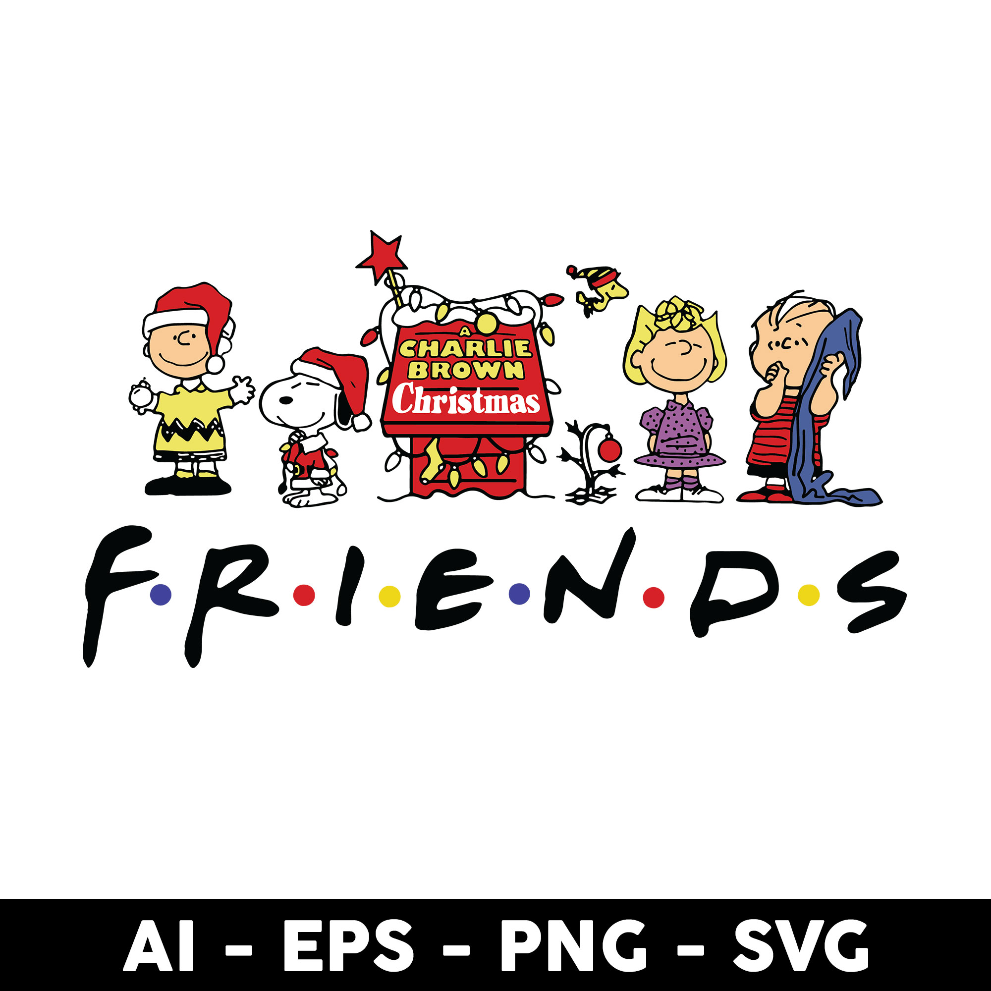Charlie Brown Friends Svg, Snoopy Christmas Svg, Snoopy Svg, | Inspire ...