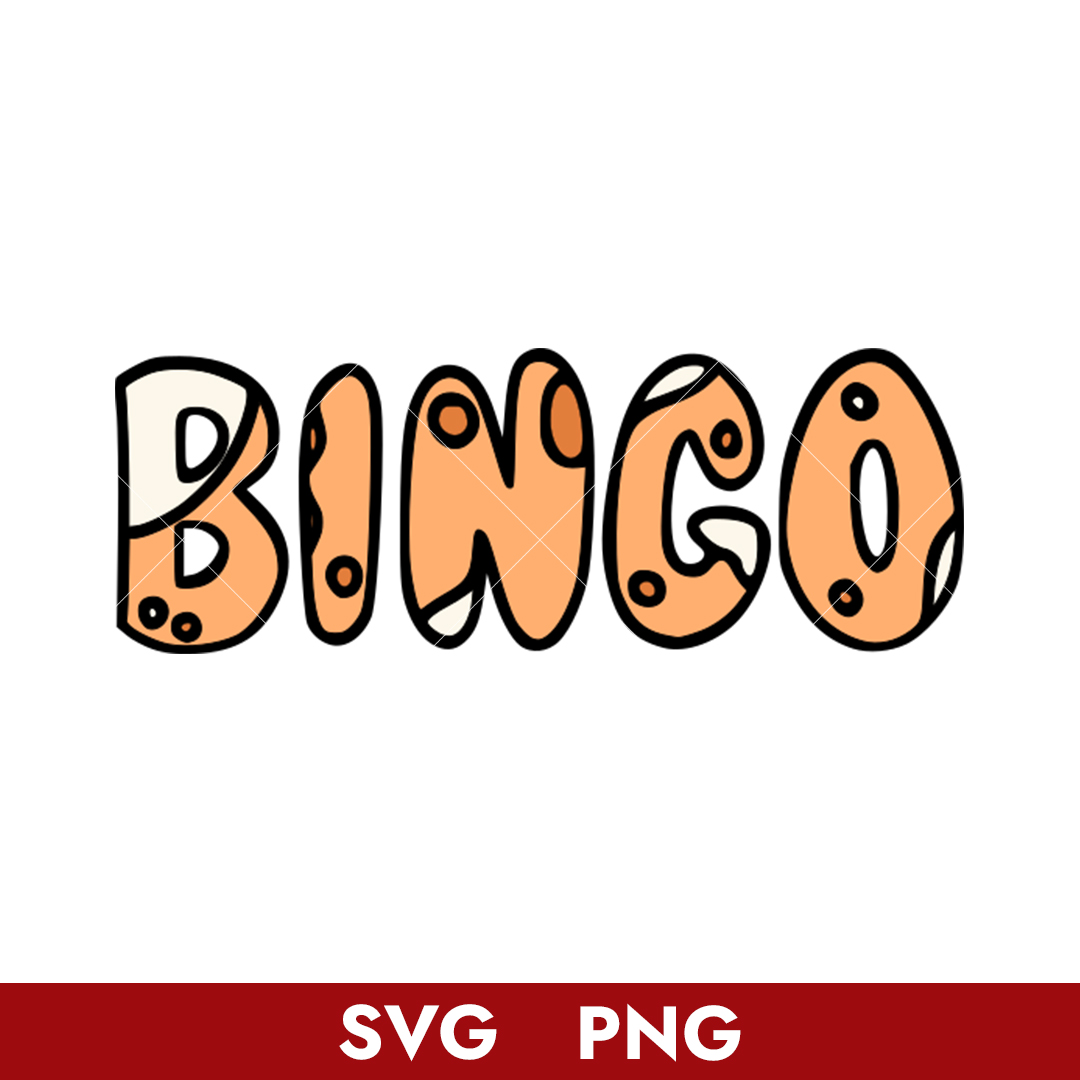 Bingo Name Svg, Bluey Bingo Svg, Bluey Svg, Cartoon Svg, Png | Inspire ...