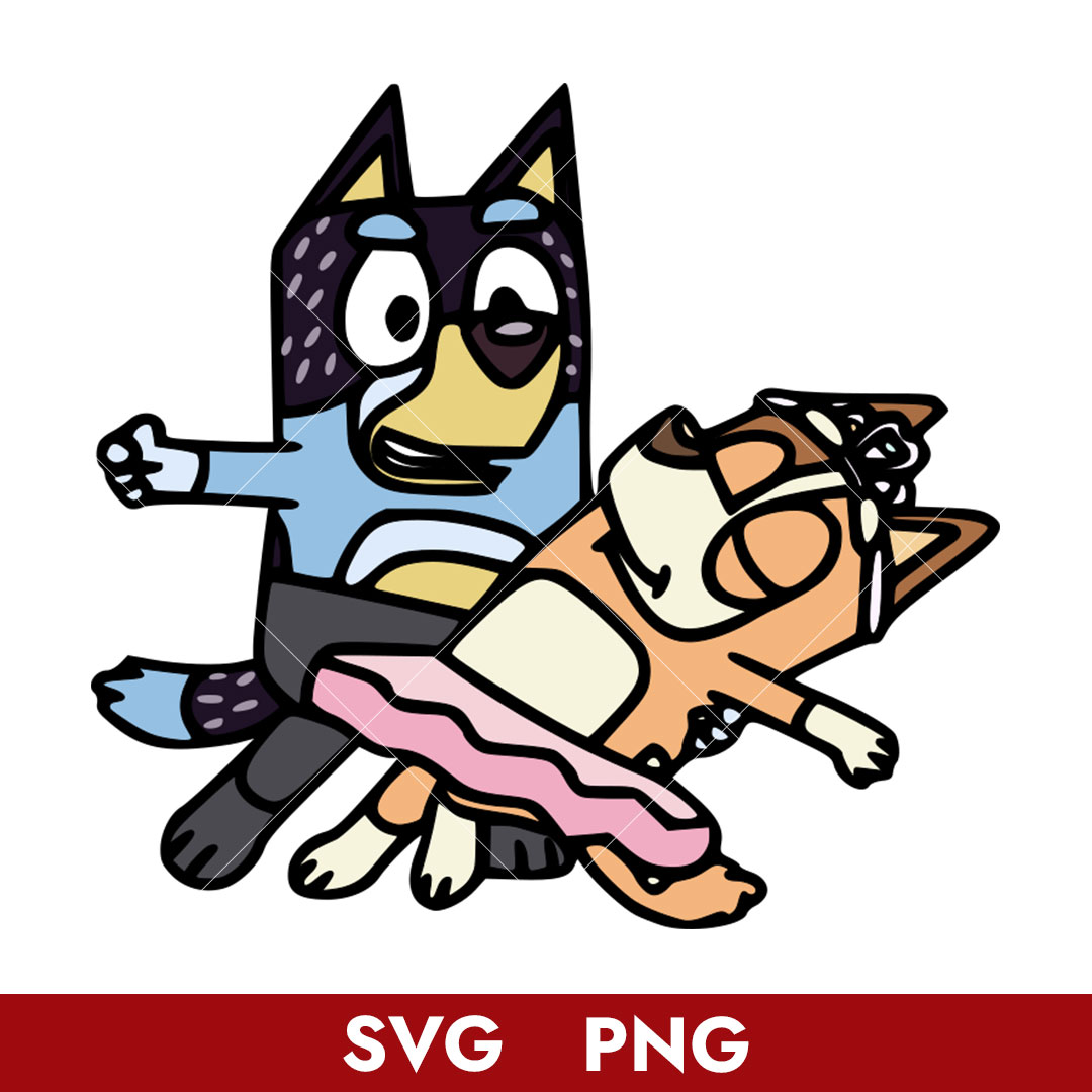 Mom and Dad Dance Svg, Bluey Svg, Cartoon Svg, Png Digital F - Inspire ...