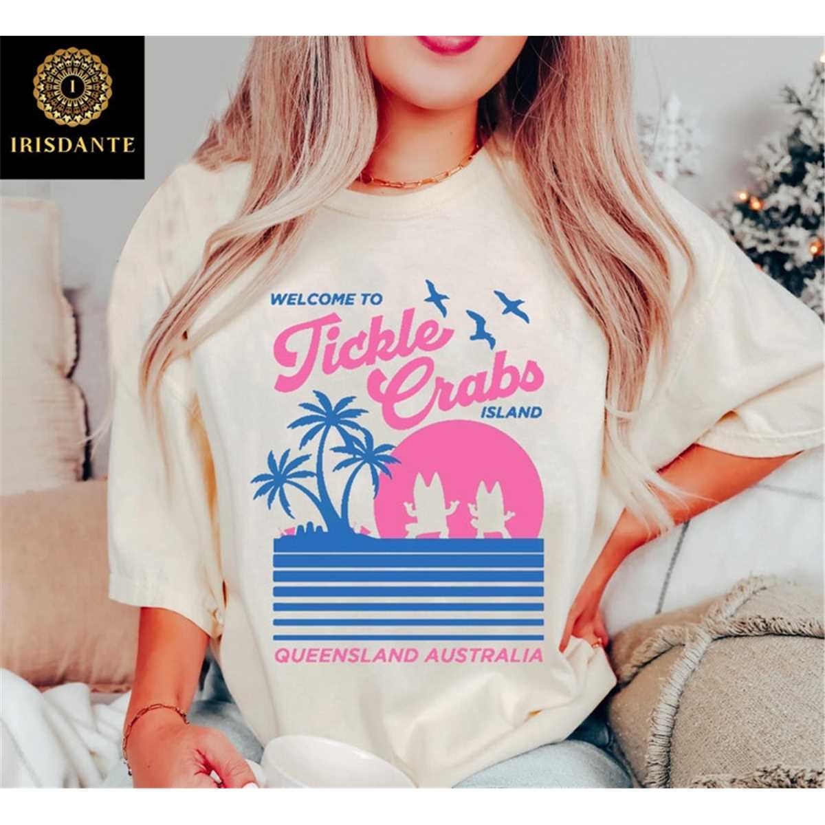 Bluey - Welcome To Tickle Crabs island Comfort Colors Shirt, - Inspire ...