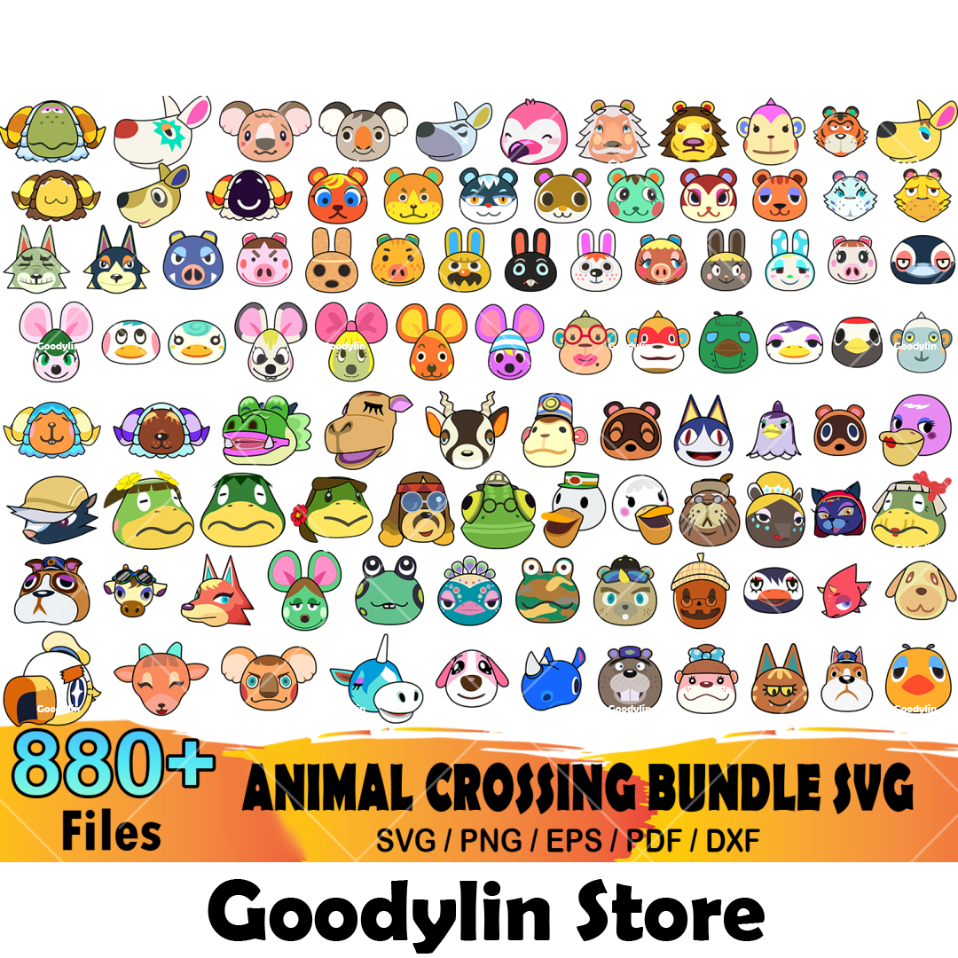 Animal Crossing Svg Bundle, Animal Crossing Svg, Animal Cros | Inspire ...