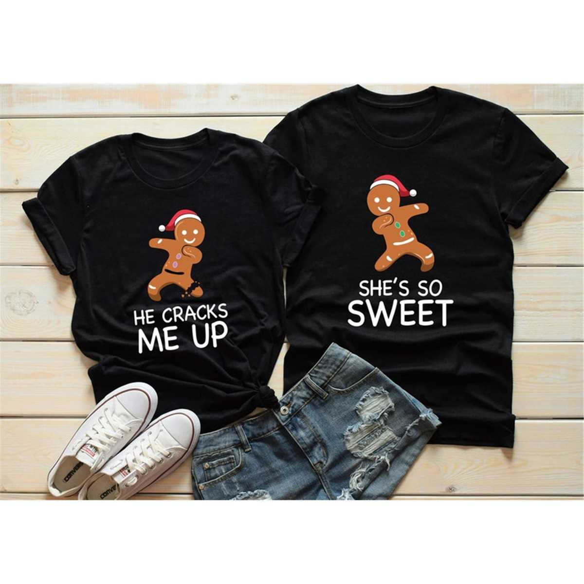 Christmas Gingerbread Shirts, Christmas Couple Shirts, Chris | Inspire ...