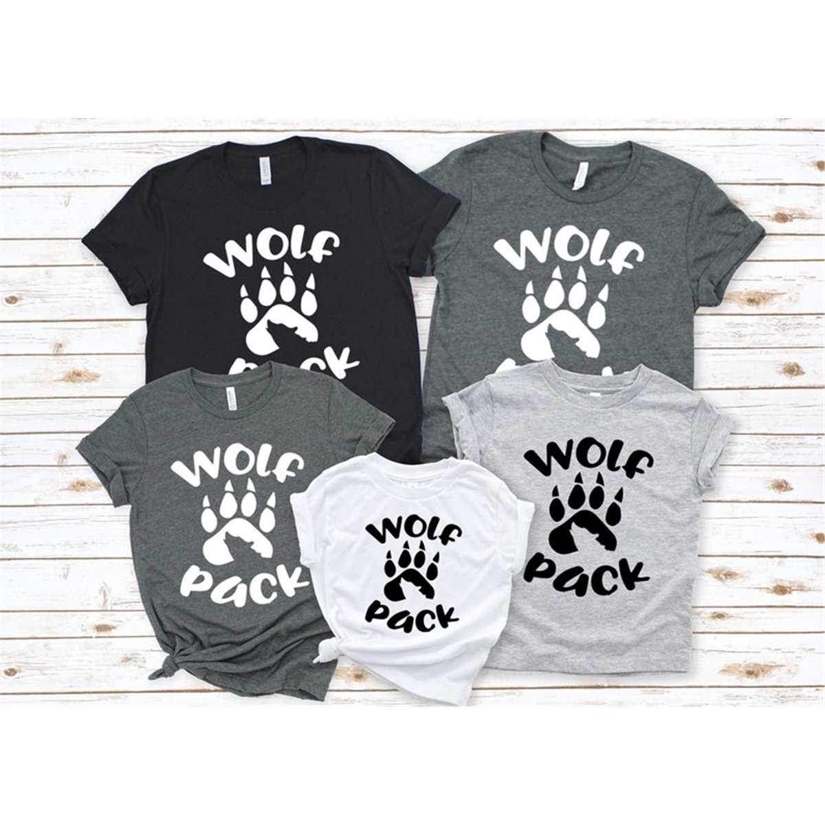 Wolf Pack Shirt, Wolf Pack T-shirt, Family Matching Shirts, | Inspire ...