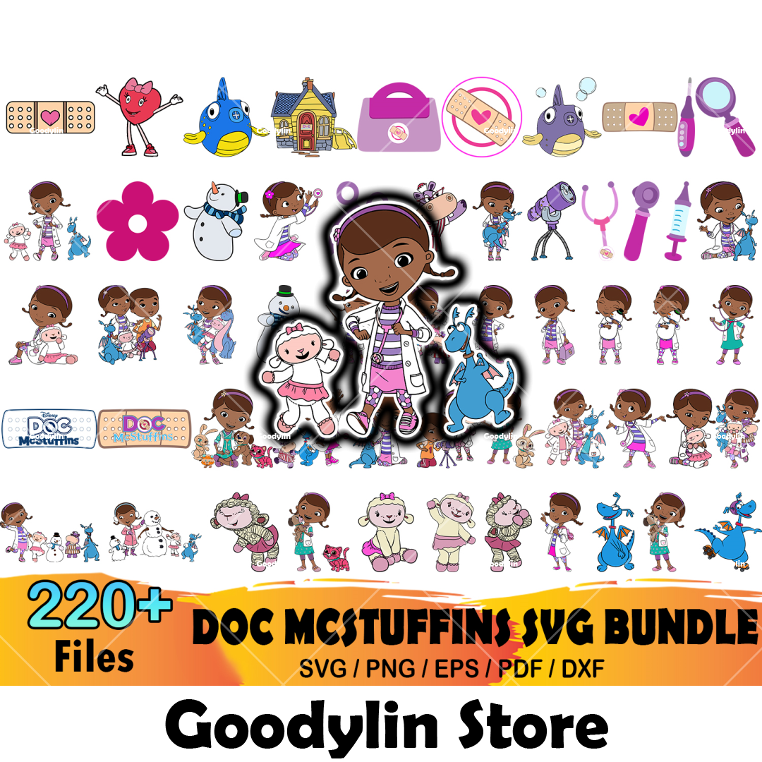 Doc McStuffins Bundle Svg, Disney Svg, Doc McStuffins Svg, D - Inspire ...