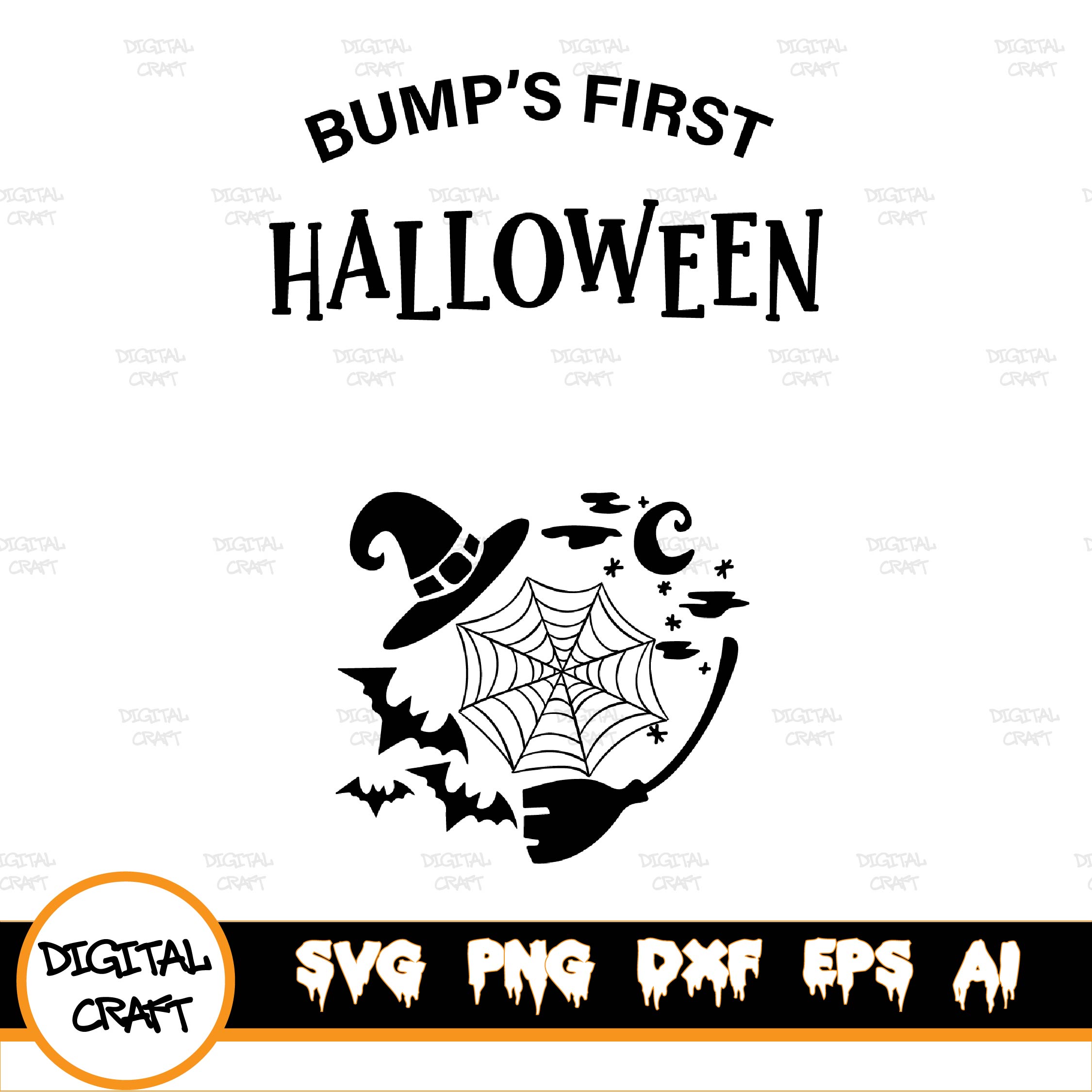Bump's First Halloween Svg, Bump's First Halloween Svg, Png - Inspire ...
