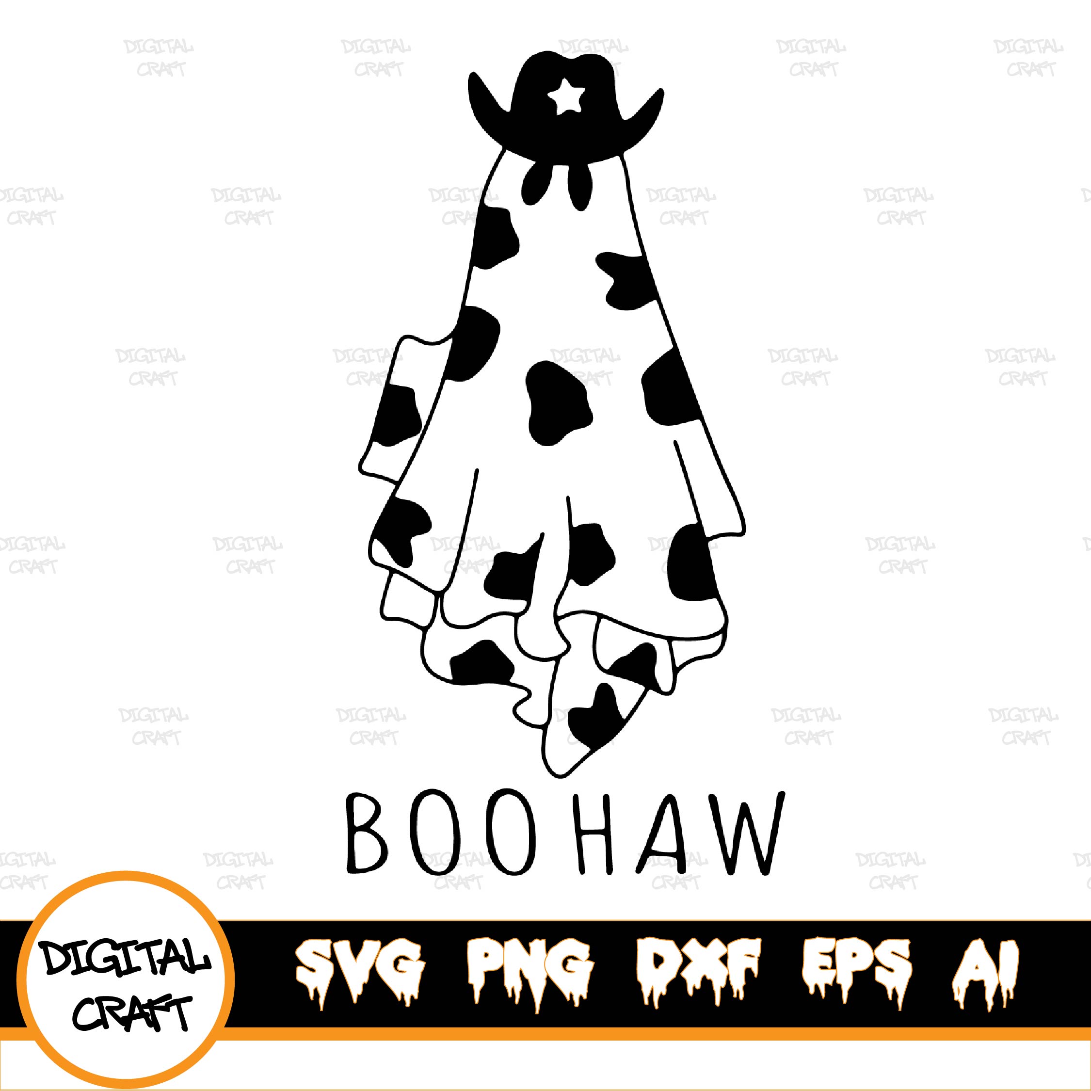 Western GhoSvg, Cowboy GhoSvg, Boo Haw Svg, Wild West Hallow - Inspire ...