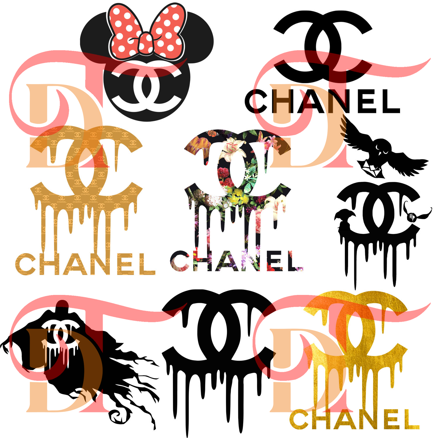 Logo Brand Bundle Svg, Fashion Brand Svg,Famous Brand Svg, S | Inspire ...