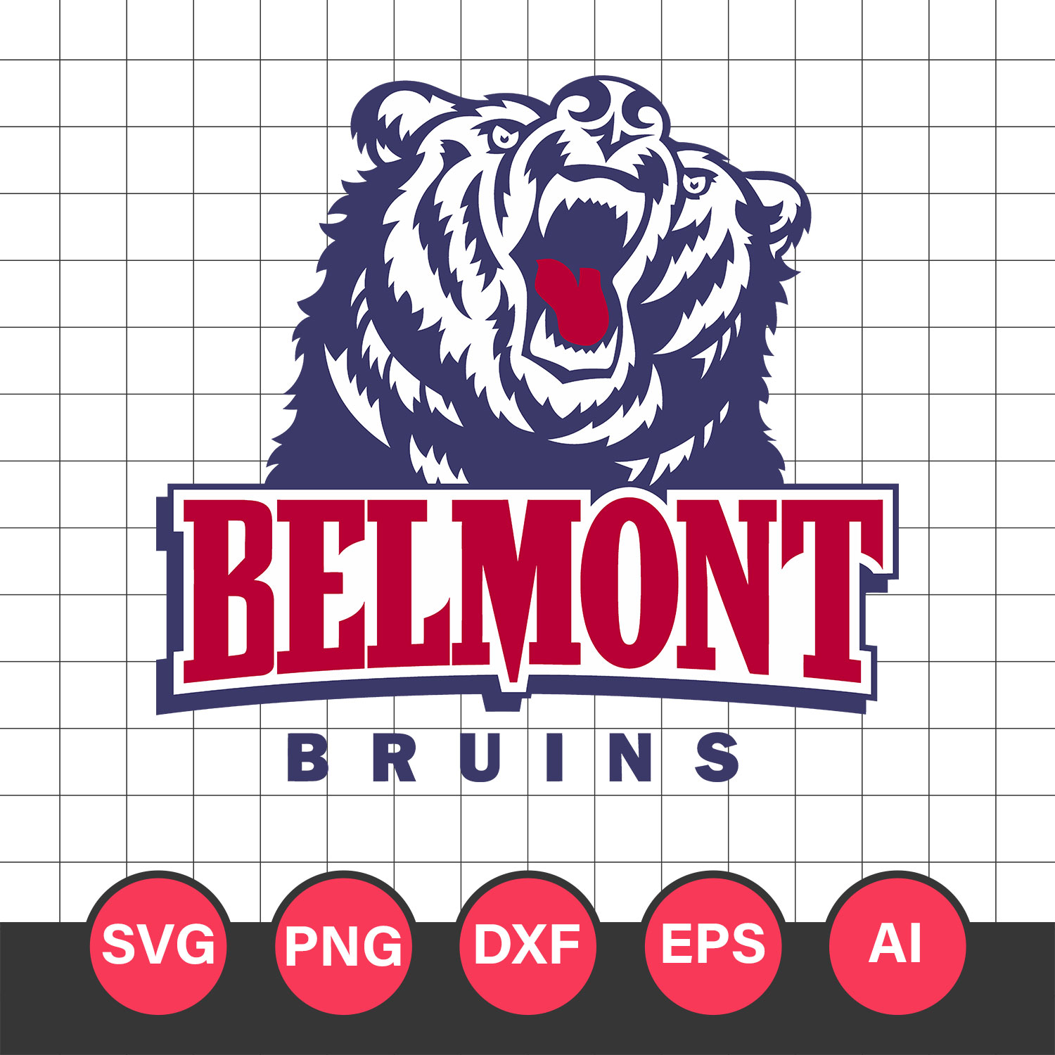 Belmont Bruins Logo Svg, Belmont Bruins Svg, Belmont Bruins | Inspire ...