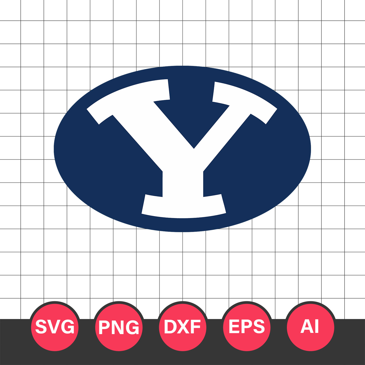 Brigham Young Cougars Logo Svg, Brigham Young Cougars, Brigh | Inspire ...