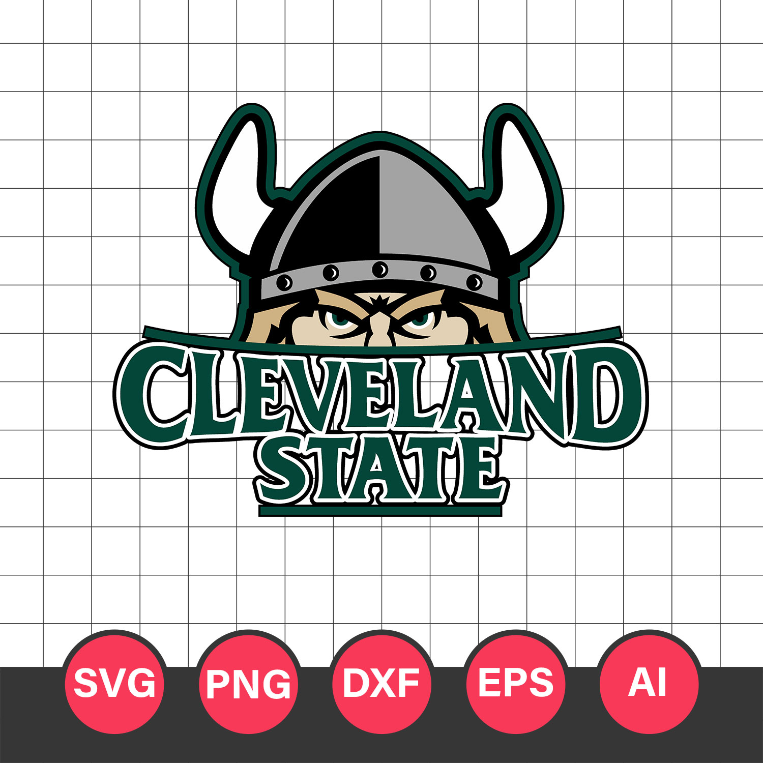 Cleveland State Vikings Logo Svg, Cleveland State Vikings Cl | Inspire ...
