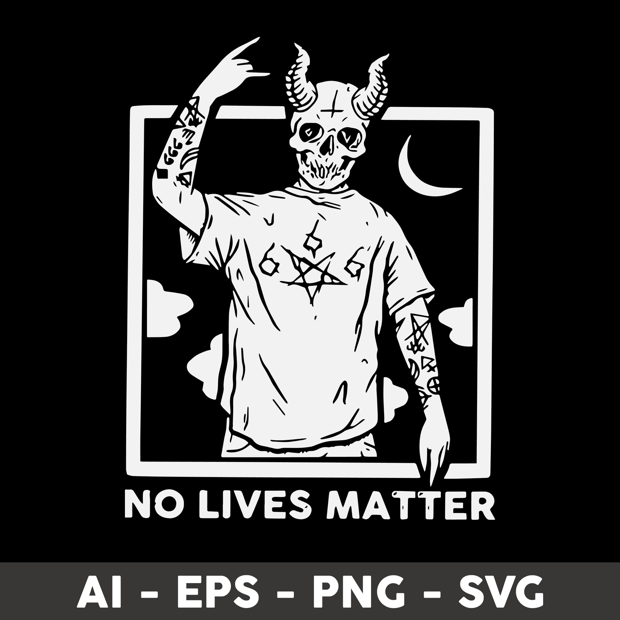 Demon No Lives Matter Svg, Devil Svg, Horror Svg, Png Dxf Ep | Inspire ...