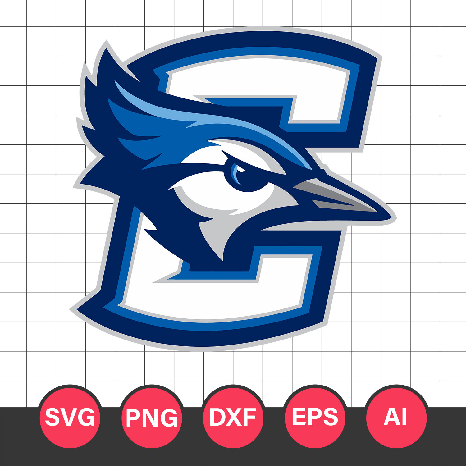 Creighton Bluejays Logo Svg, Creighton Bluejays Svg, Creight | Inspire ...