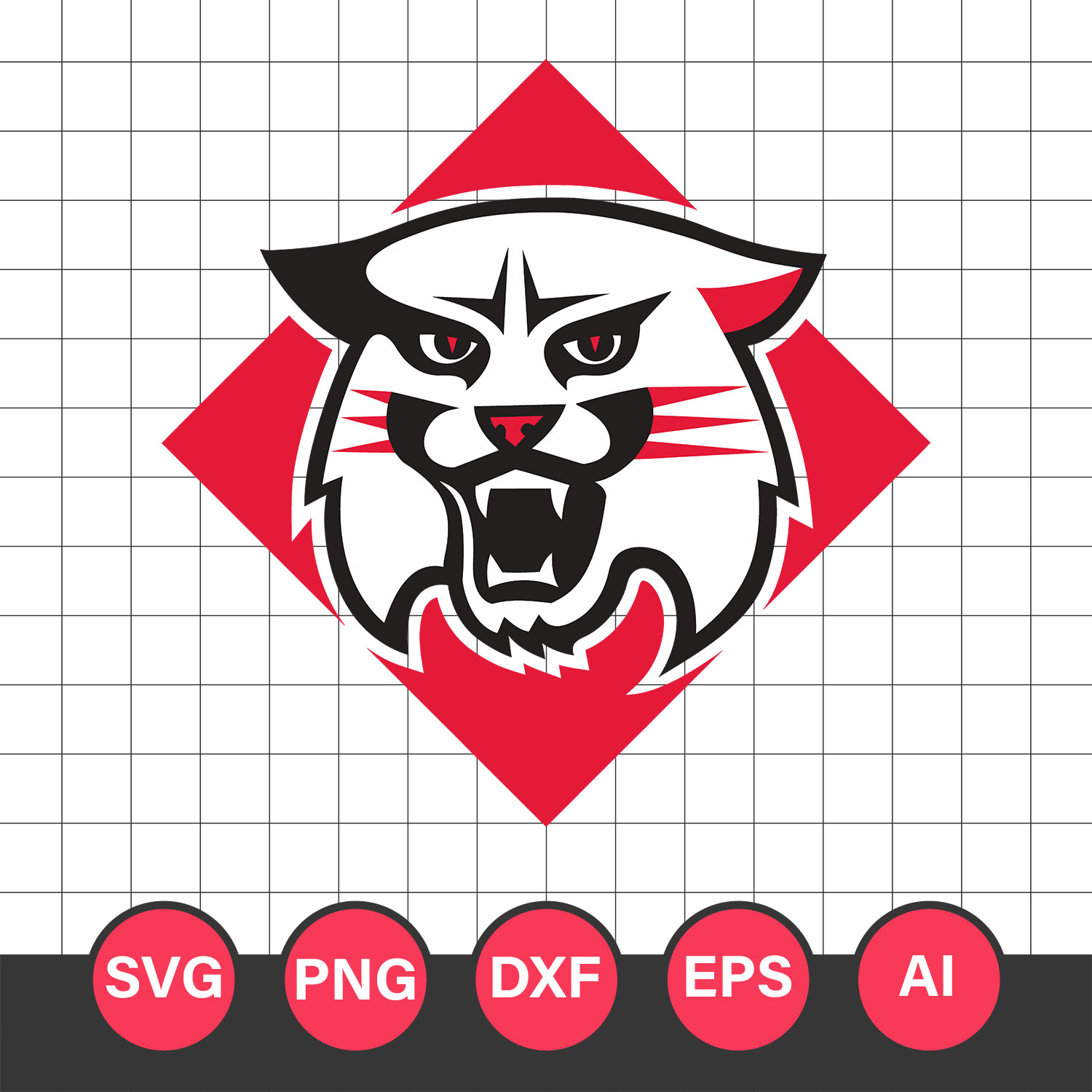 Davidson Wildcats Logo Svg, Davidson Wildcats Svg,Davidson W | Inspire ...