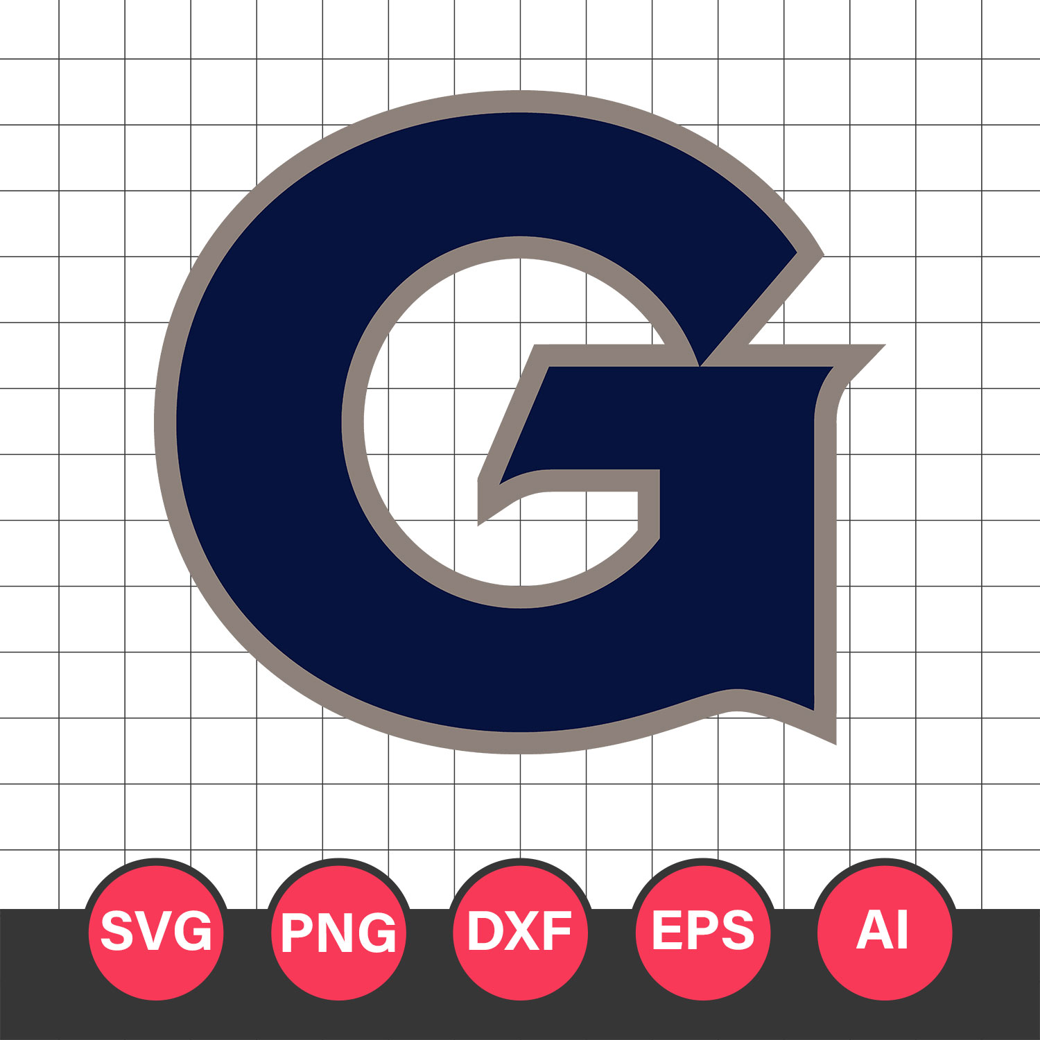 Georgetown Hoyas Logo Svg, Georgetown Hoyas Svg, Georgetown | Inspire ...