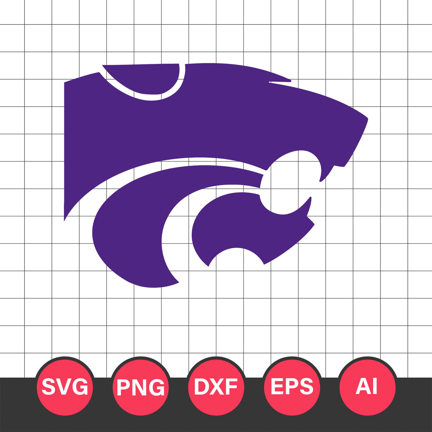 Kansas State Wildcats Svg, Kansas State Wildcats Svg, Kansas - Inspire ...