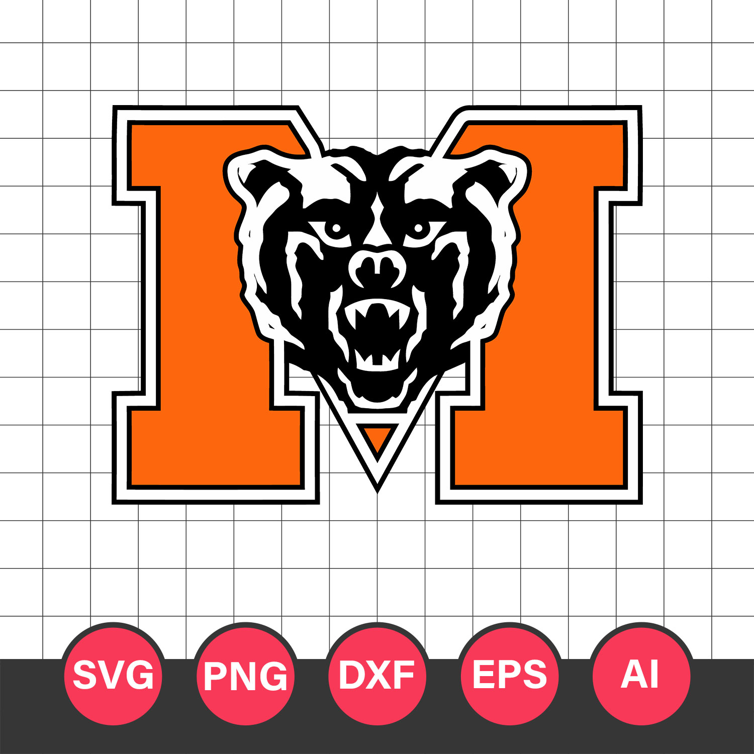 Mercer Bears Logo Svg, Mercer Bears Svg, Mercer Bears Clipar | Inspire ...