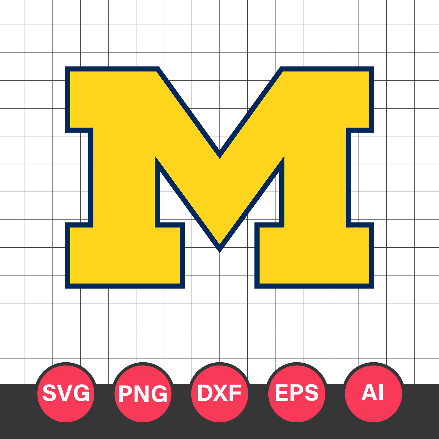 Michigan Wolverines Logo Svg, Michigan Wolverines, Michigan | Inspire ...