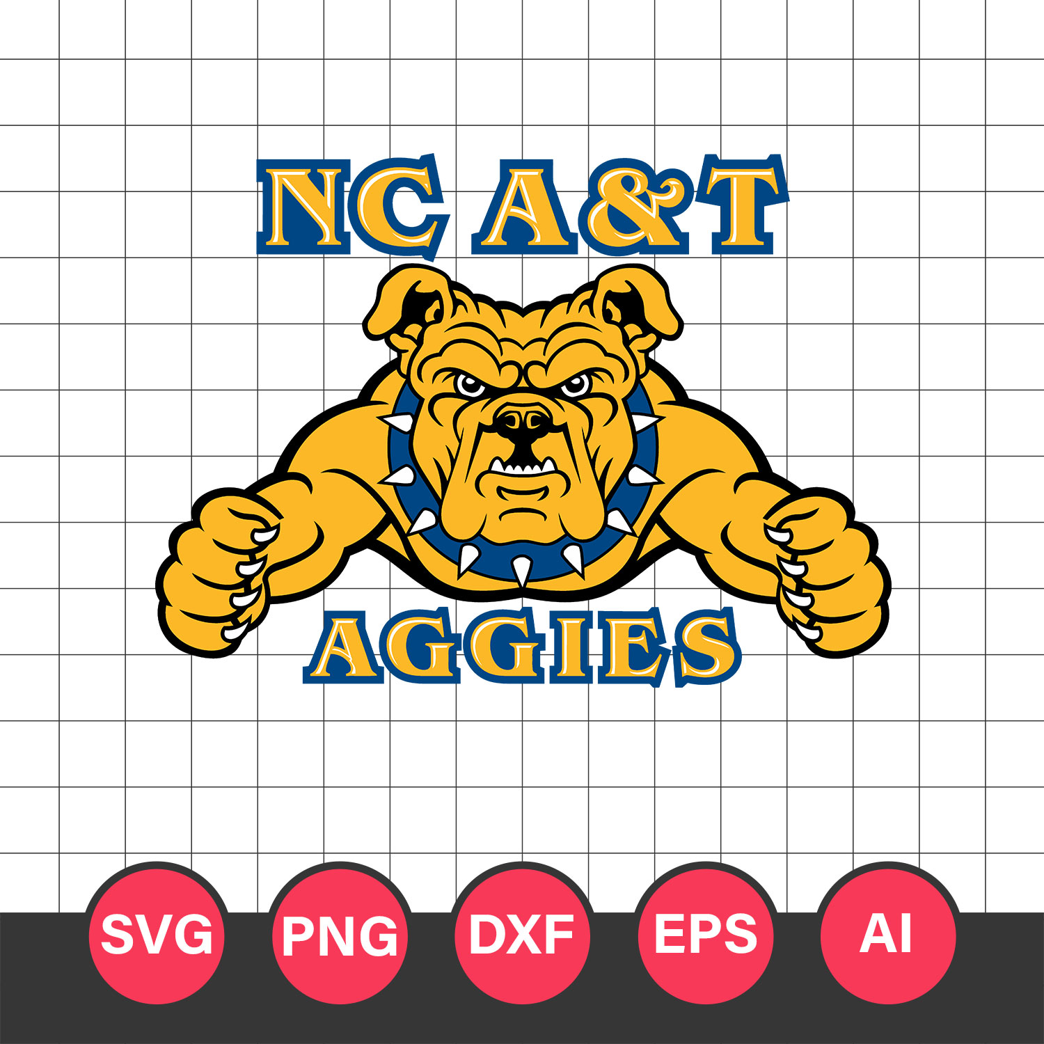 North Carolina A&T Aggies Logo Svg, North Carolina A&T Aggie | Inspire ...