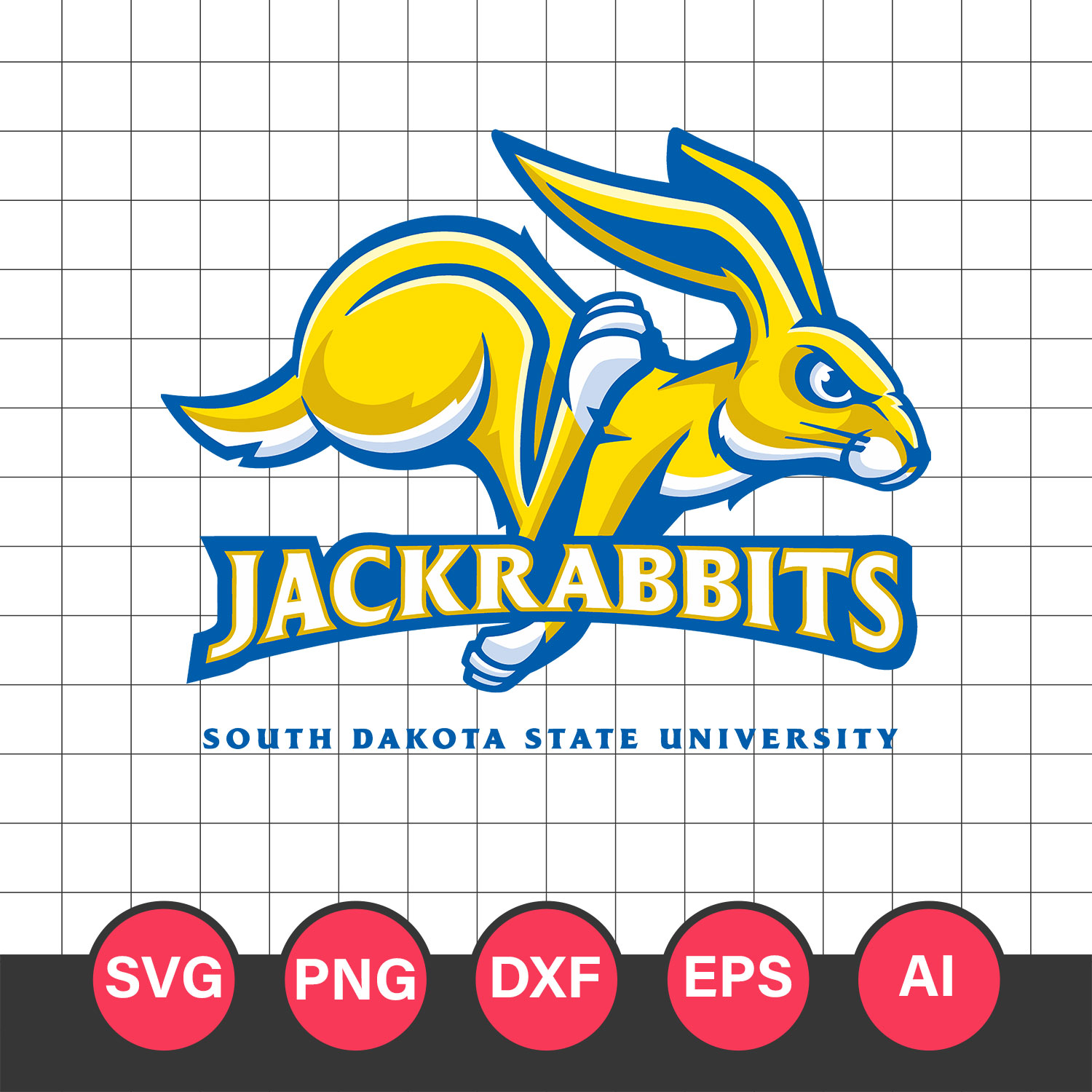 South Dakota State Jackrabbits Logo Svg, South Dakota State | Inspire ...