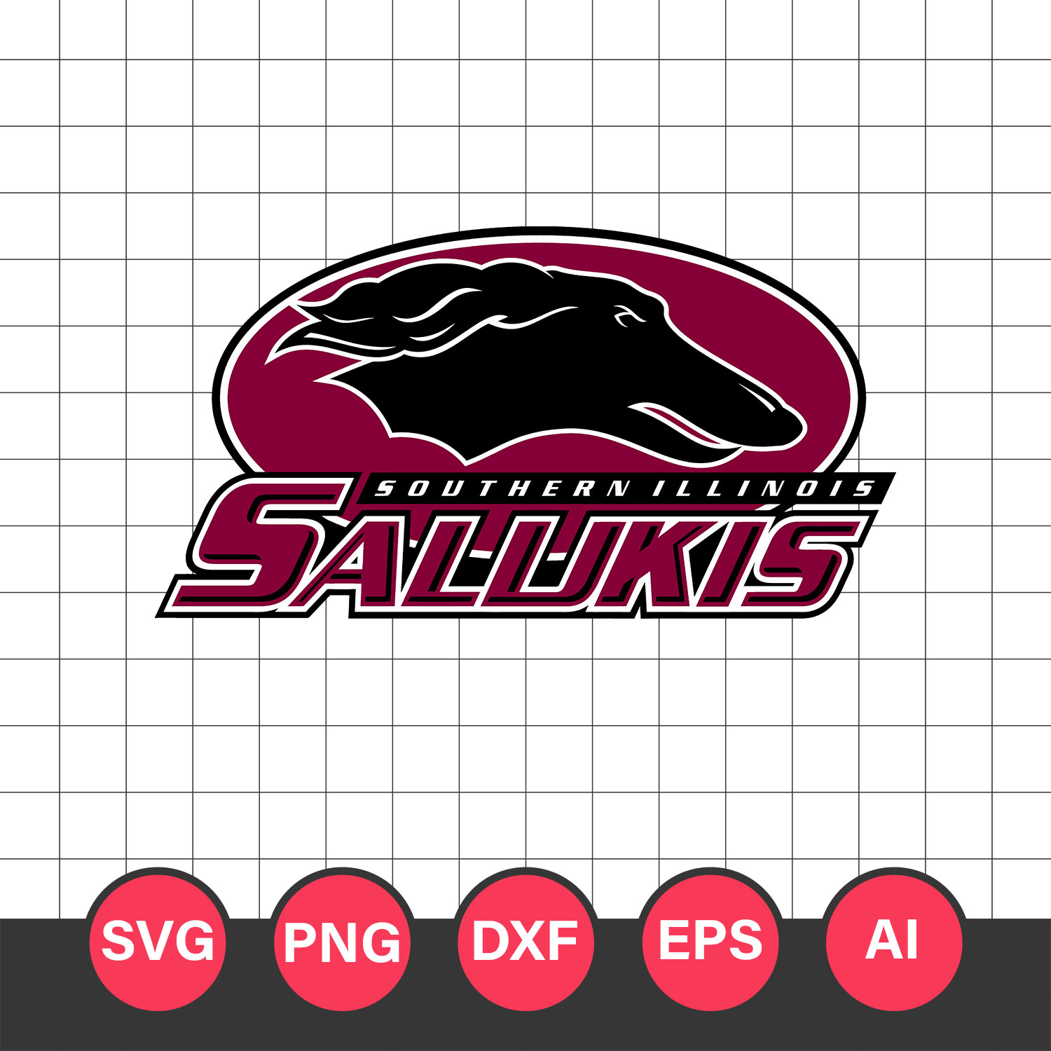Southern Illinois Salukis Logo Svg, Southern Illinois Saluki - Inspire ...