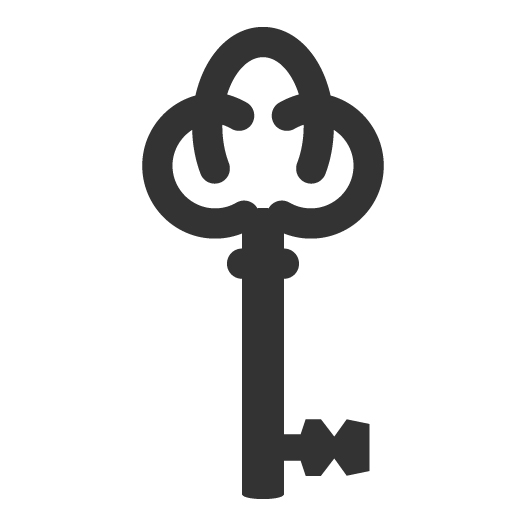 Key Silhouette SVG, PNG, JPG files. Digital Download - Inspire Uplift