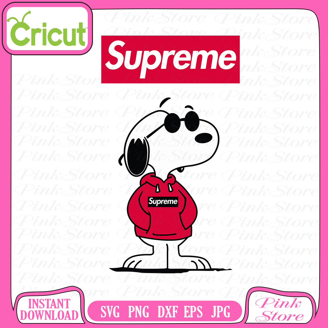 Snoopy Supreme Svg, Supreme Svg, Supreme Logo Svg, Svg Files | Inspire ...