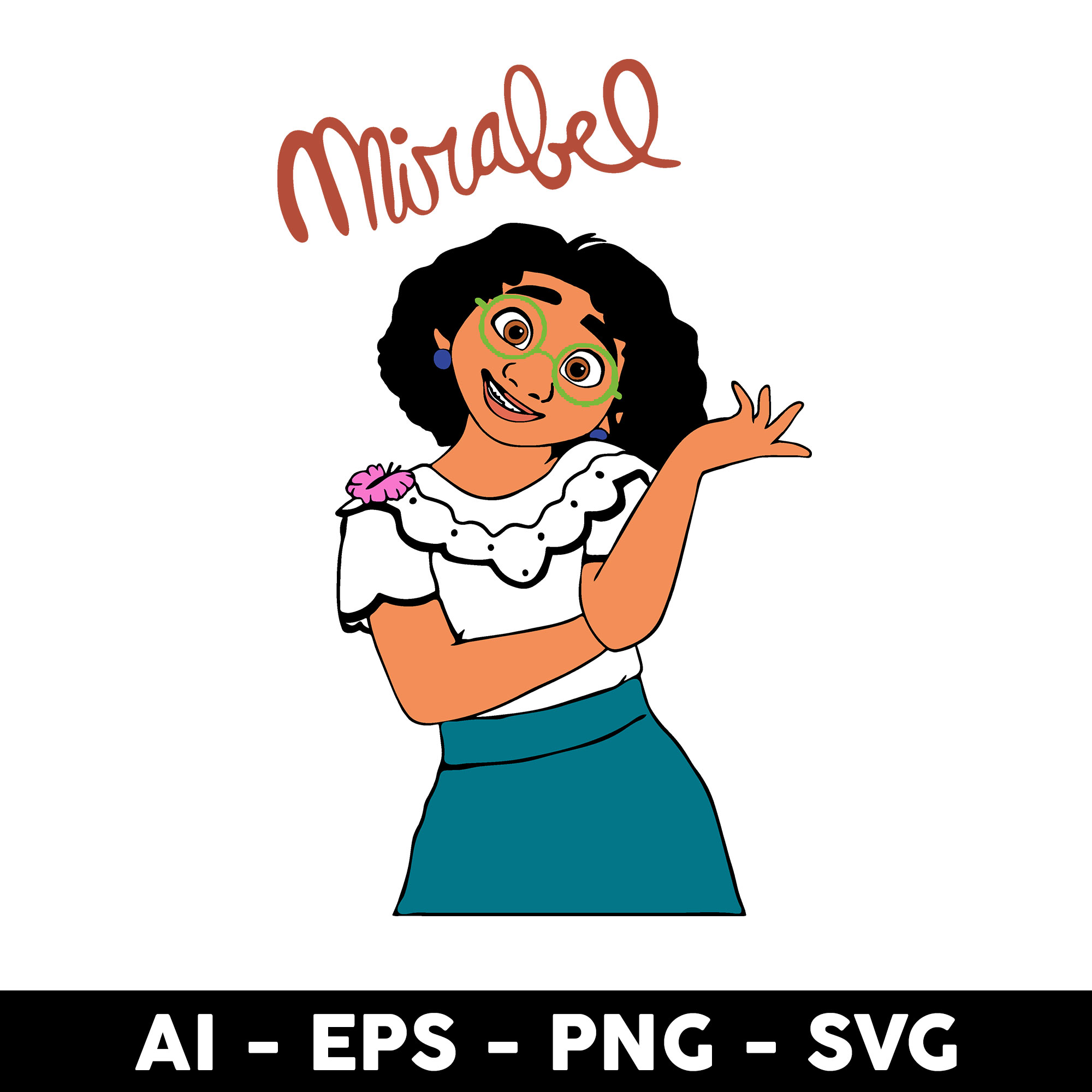 Encanto Mirabel Svg, Mirabel Svg, Encanto Svg, Disney Encant - Inspire ...