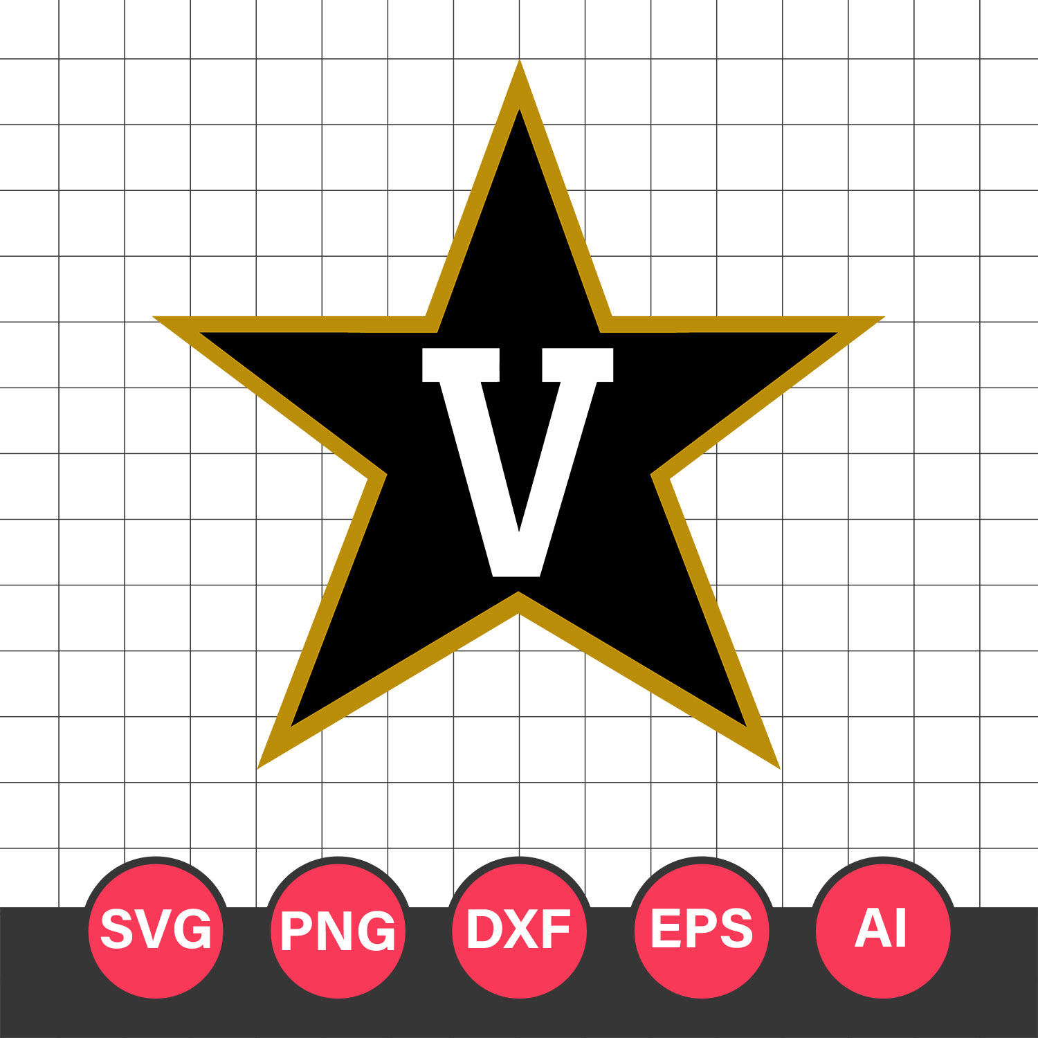 Vanderbilt Commodores Logo Svg, Vanderbilt Commodores, Vande | Inspire ...