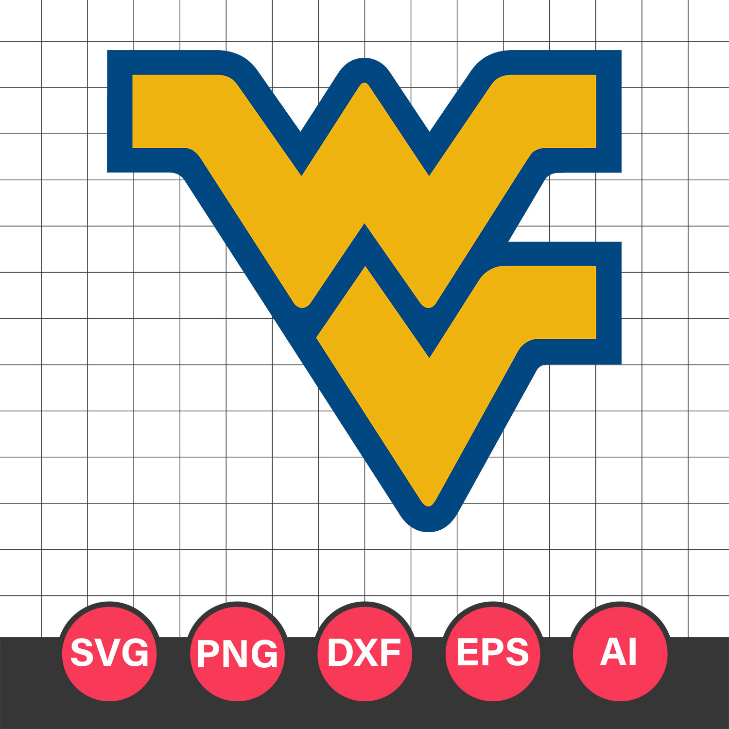 West Virginia Mountaineers Logo Svg, West Virginia Mountaine | Inspire ...