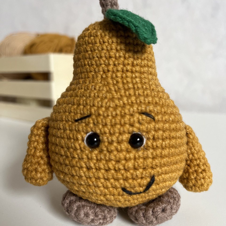 Crochet pattern pear PDF | Inspire Uplift