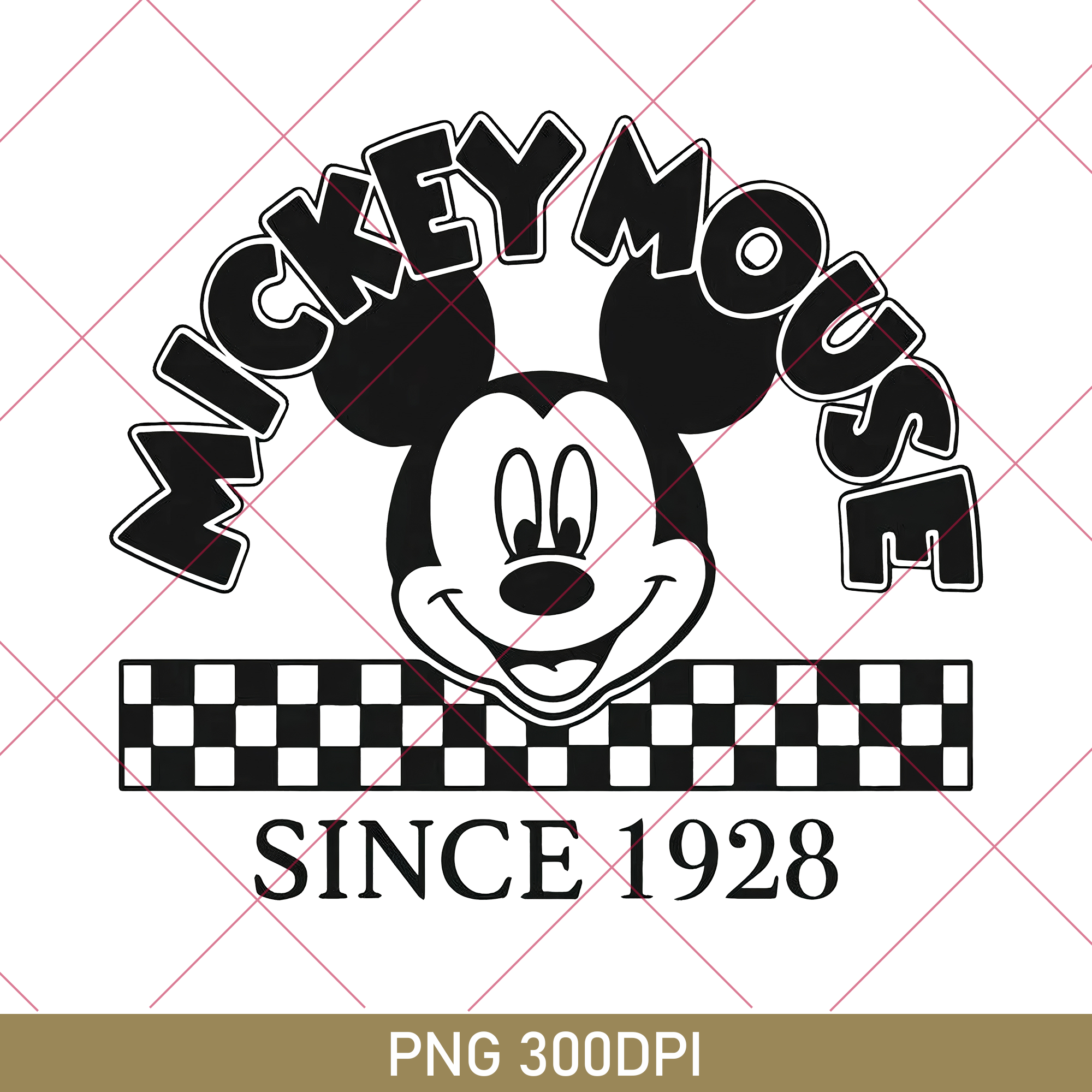 Retro Mickey Mouse Est 1928 PNG, Vintage Mickey PNG, Disney - Inspire ...