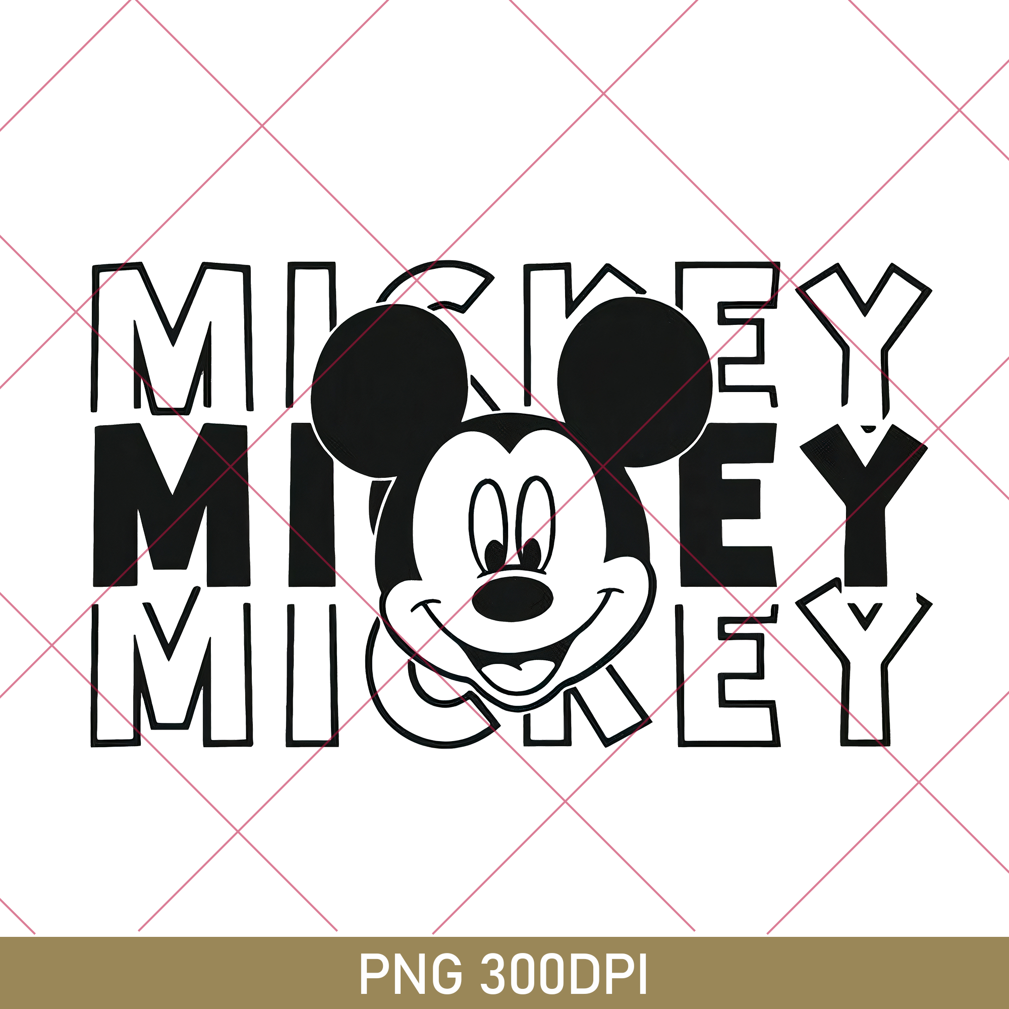 Mickey Mouse PNG, Character Disney PNG, Checkered Mickey PNG | Inspire ...