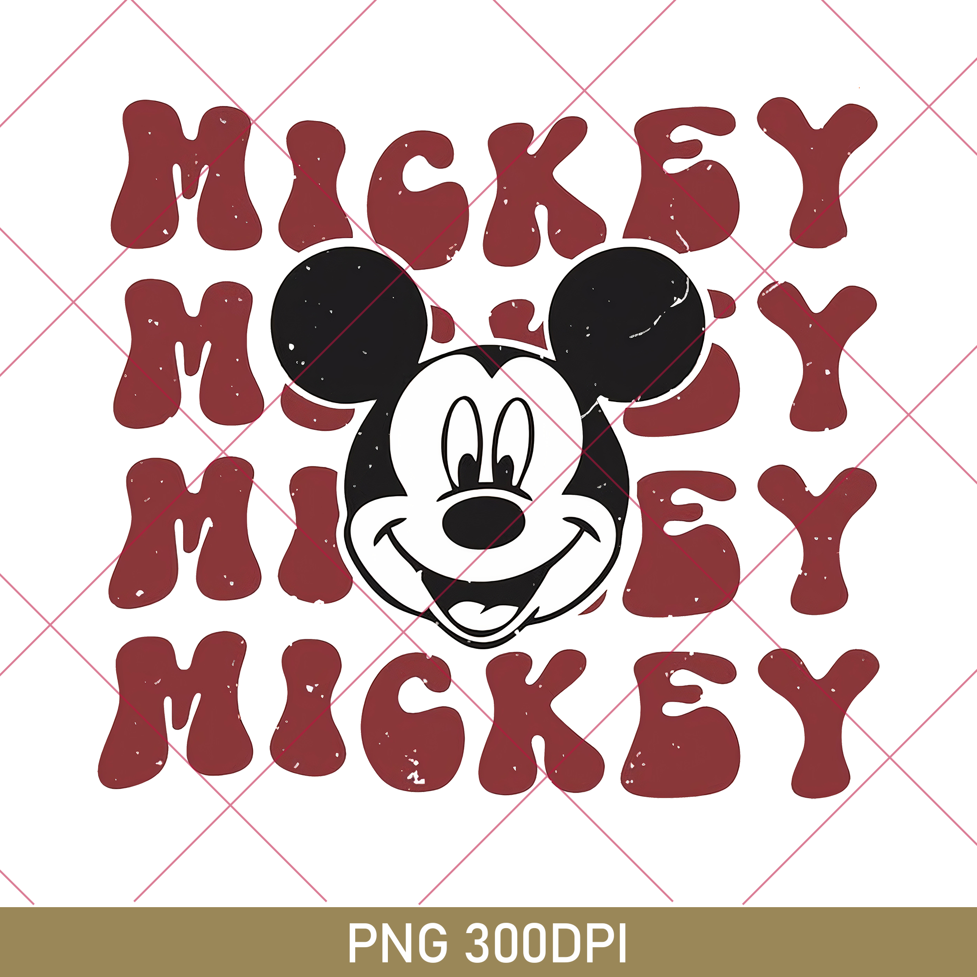 Cute Mickey Checkered PNG, Mickey PNG, Retro Disney PNG For | Inspire ...