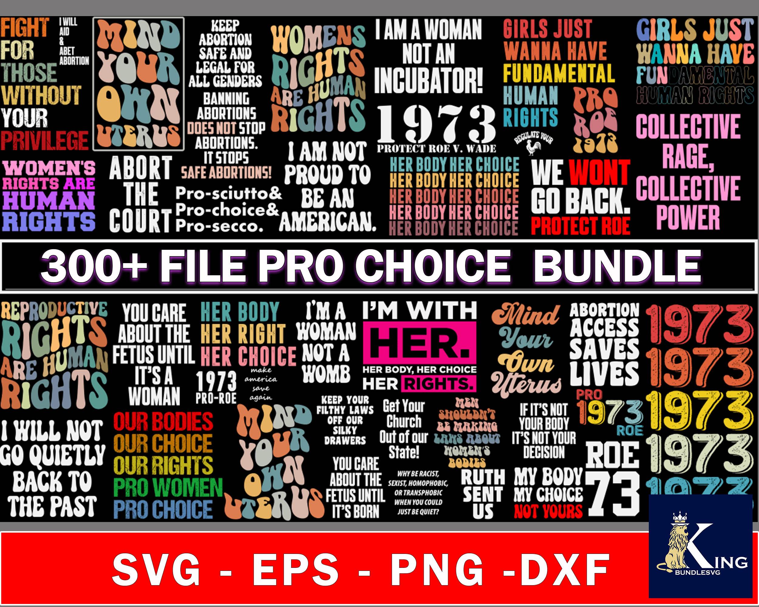300 file Pro Choice SVG, Digital Download | Inspire Uplift
