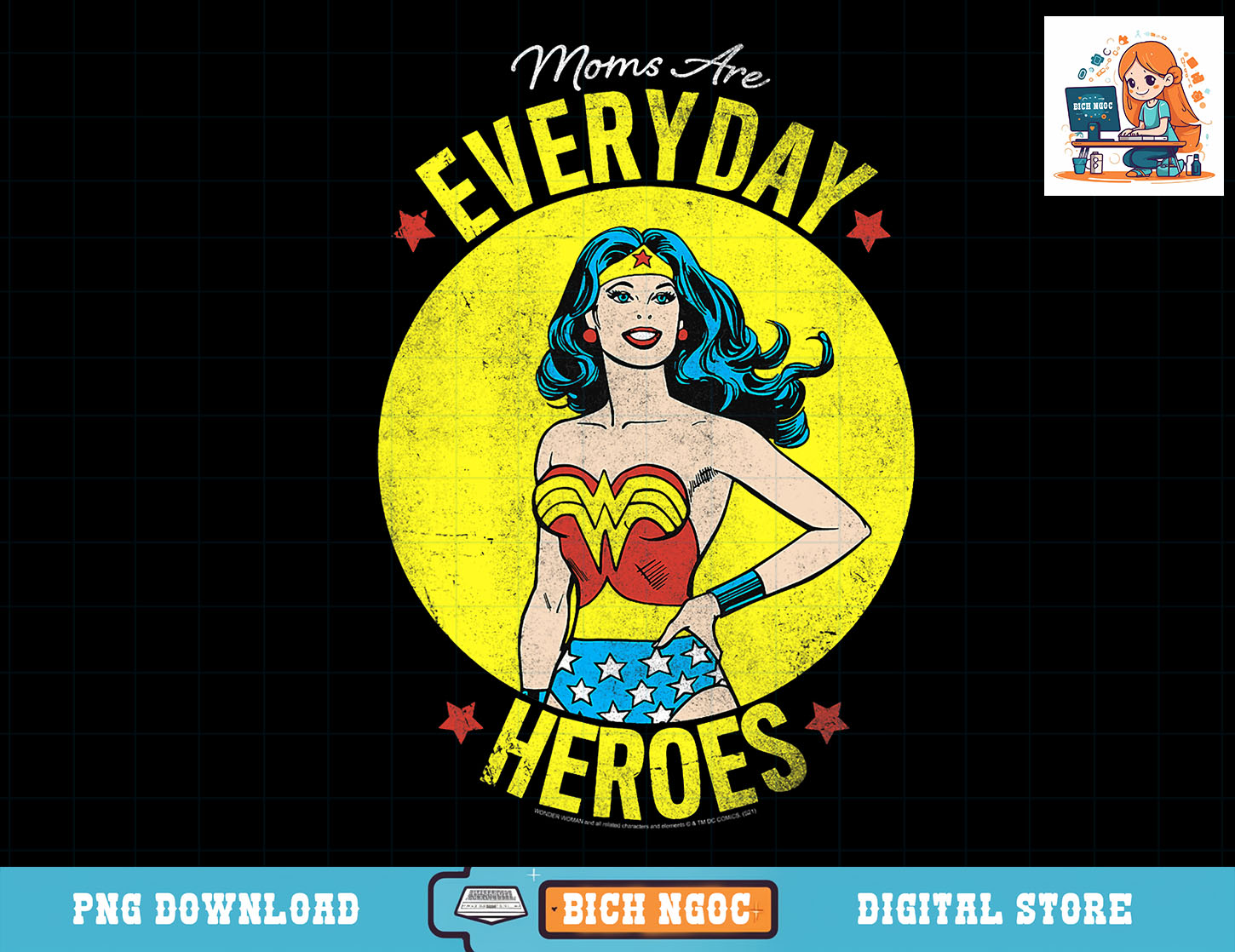 DC Comics Wonder Woman Mother s Day Moms Are Everyday Heroes - Inspire ...