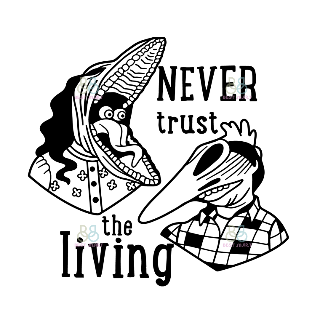 Never Trust Svg, Halloween Svg, Beetlejuice Lydia Svg, The L | Inspire ...