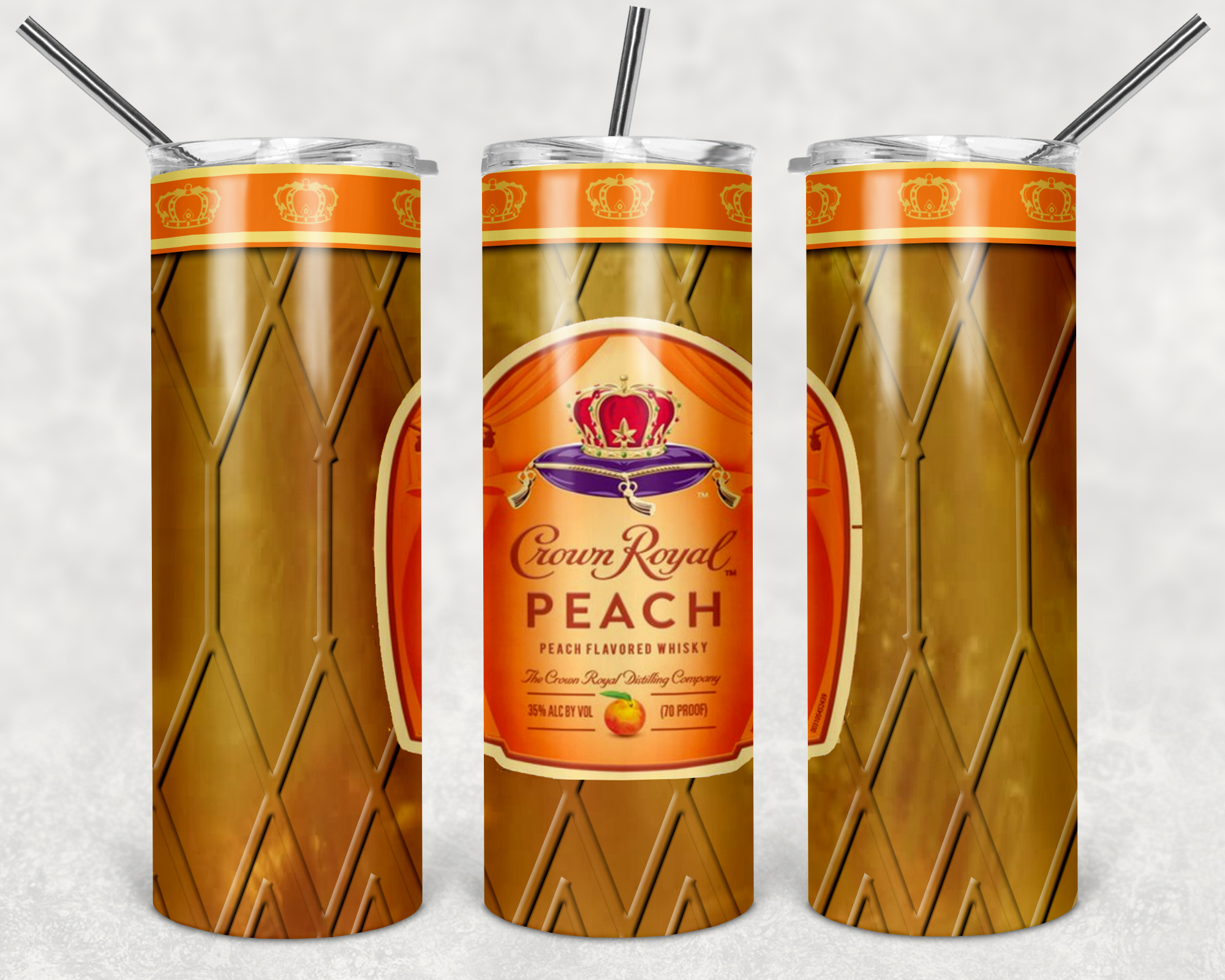 Crown Royal Peach Bottle Tumbler Png, Crown Royal Peach 20oz | Inspire ...