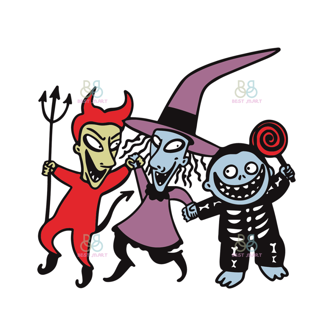 Lock Shock Barrel Svg, Halloween Svg, Jack & Emily Svg, Jack | Inspire ...